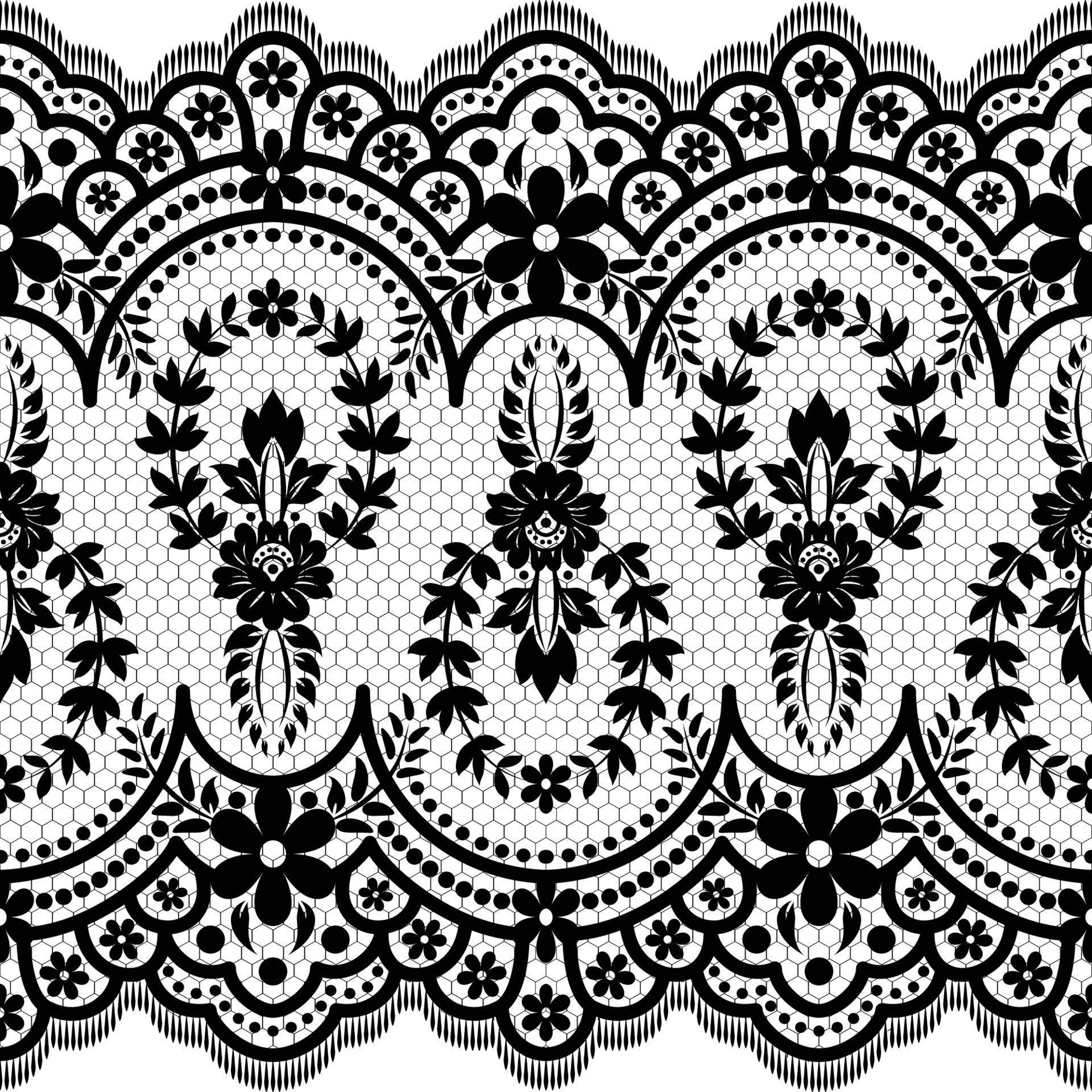 Abstract seamless lace pattern with flowers 7819928 Vector Art at Vecteezy
