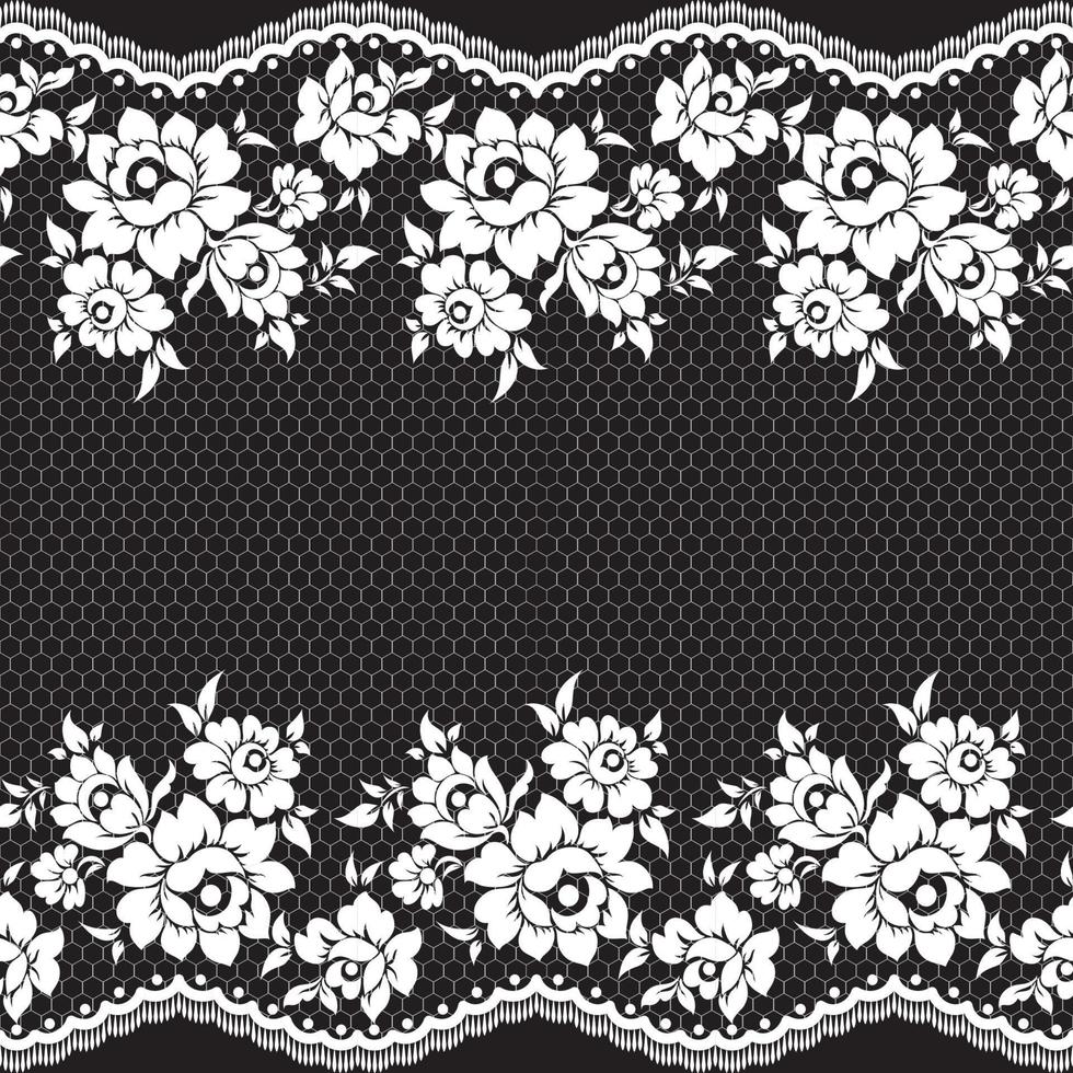 Abstract seamless lace pattern with flowers 7819934 Vector Art at Vecteezy