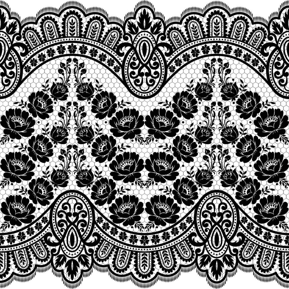 Abstract seamless lace pattern with flowers 7819938 Vector Art at Vecteezy
