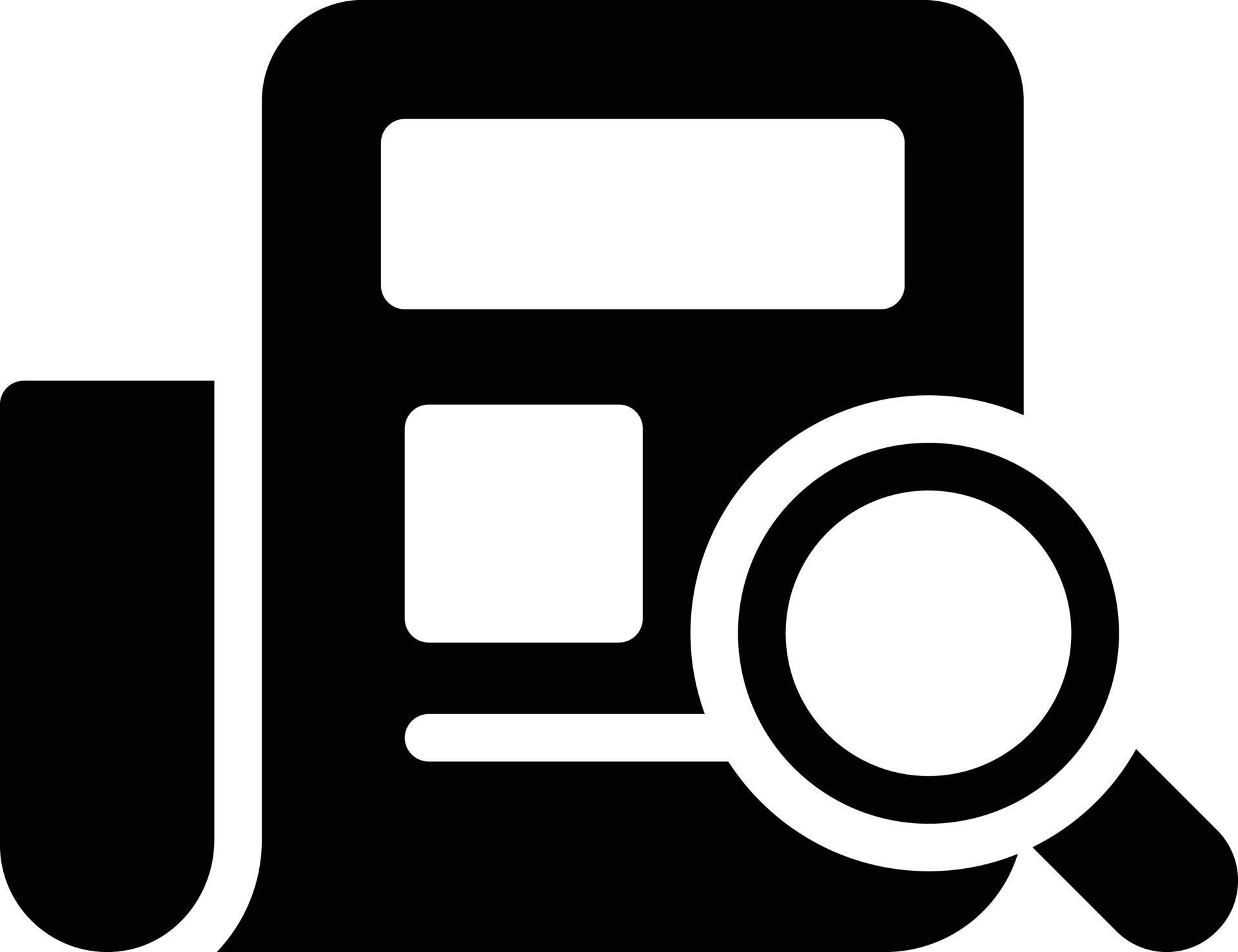 search paper vector illustration on a background.Premium quality symbols.vector icons for ...