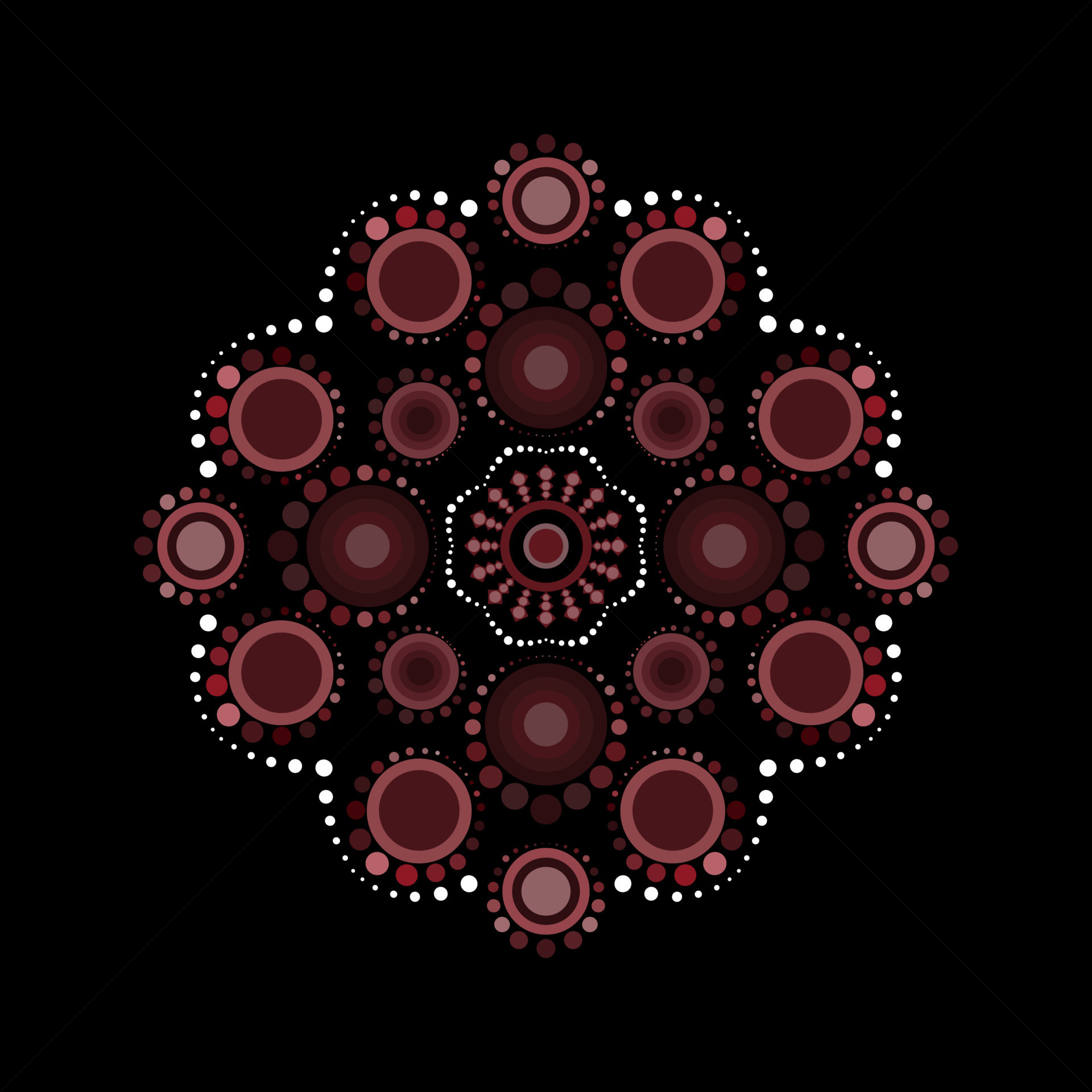 Red floral vector abstract background. 7849281 Vector Art at Vecteezy