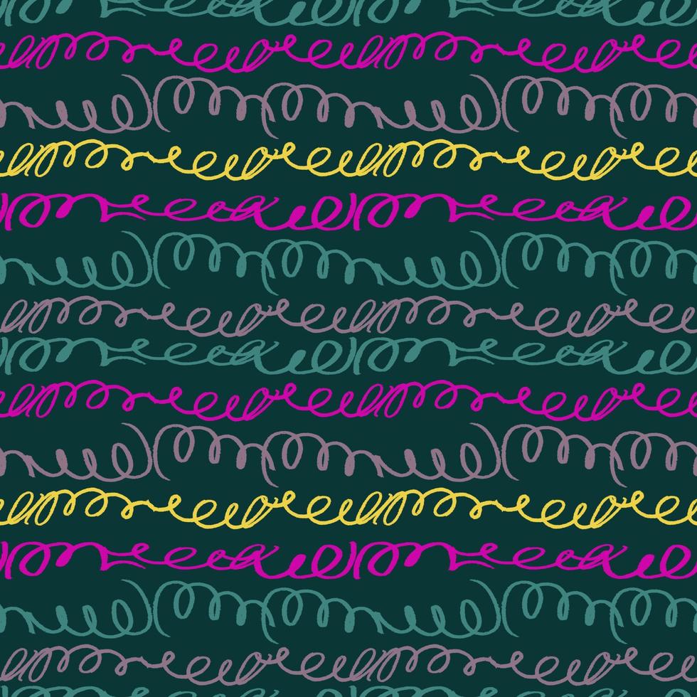Seamless vector pattern with multi-colored horizontal scribbles. Trendy ... Seamless vector pattern with multi-colored horizontal scribbles. Trendy ...