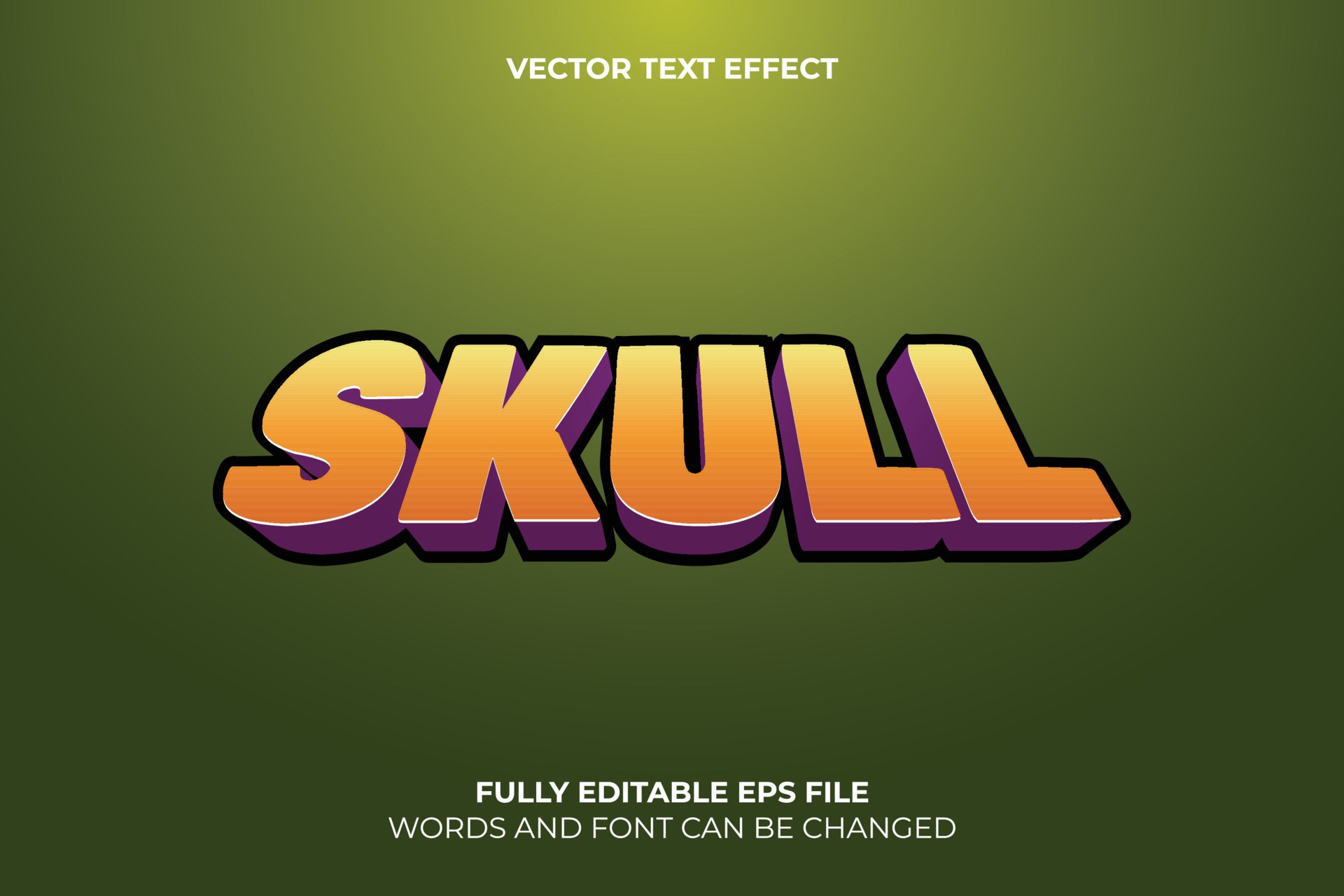 Editable 3D Vector Text Effect Template 7851948 Vector Art at Vecteezy