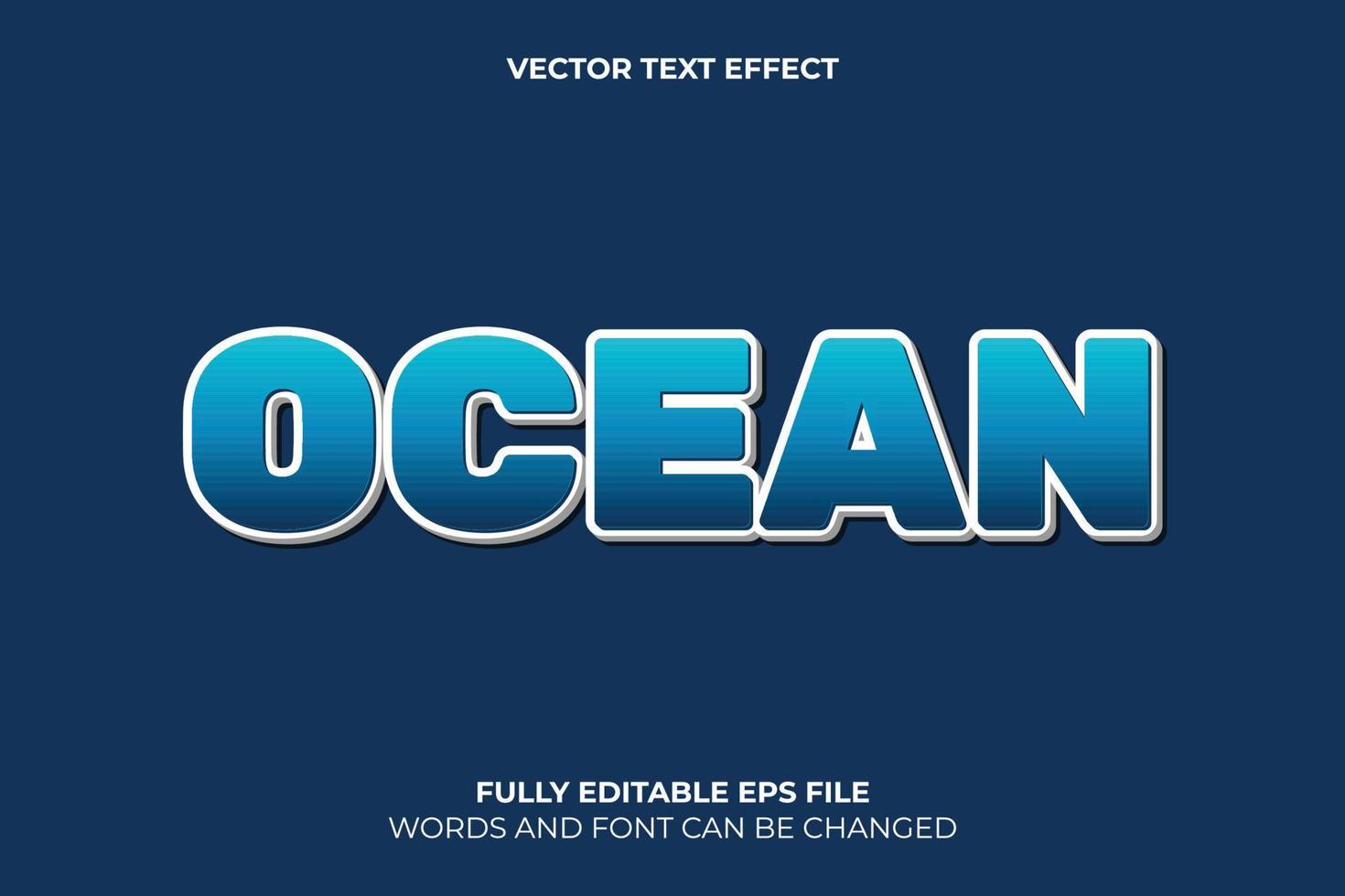 Editable 3D Vector Text Effect Template 7851953 Vector Art at Vecteezy