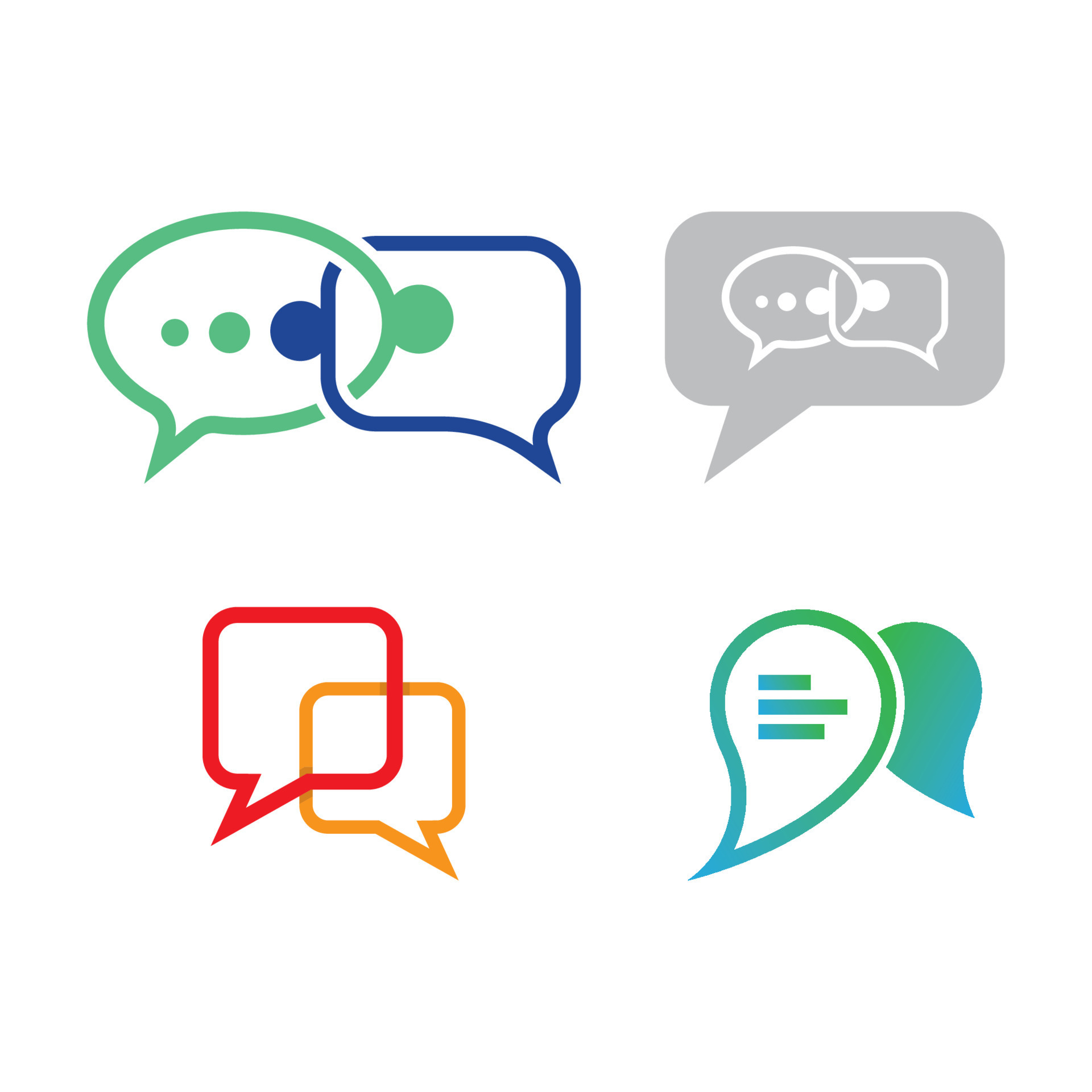 Speech bubble icon vector illustration 7863402 Vector Art at Vecteezy