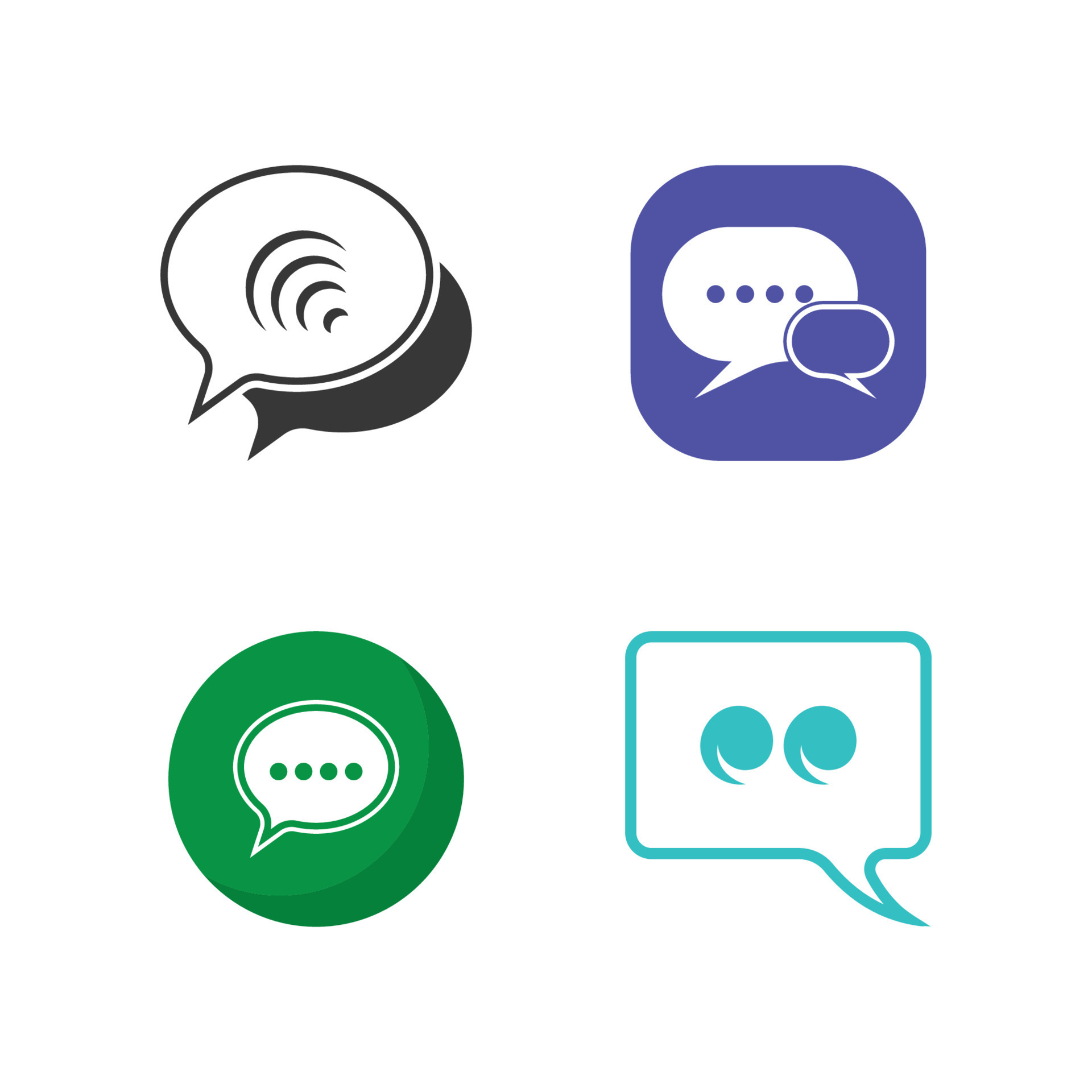 Speech bubble icon vector illustration 7863871 Vector Art at Vecteezy