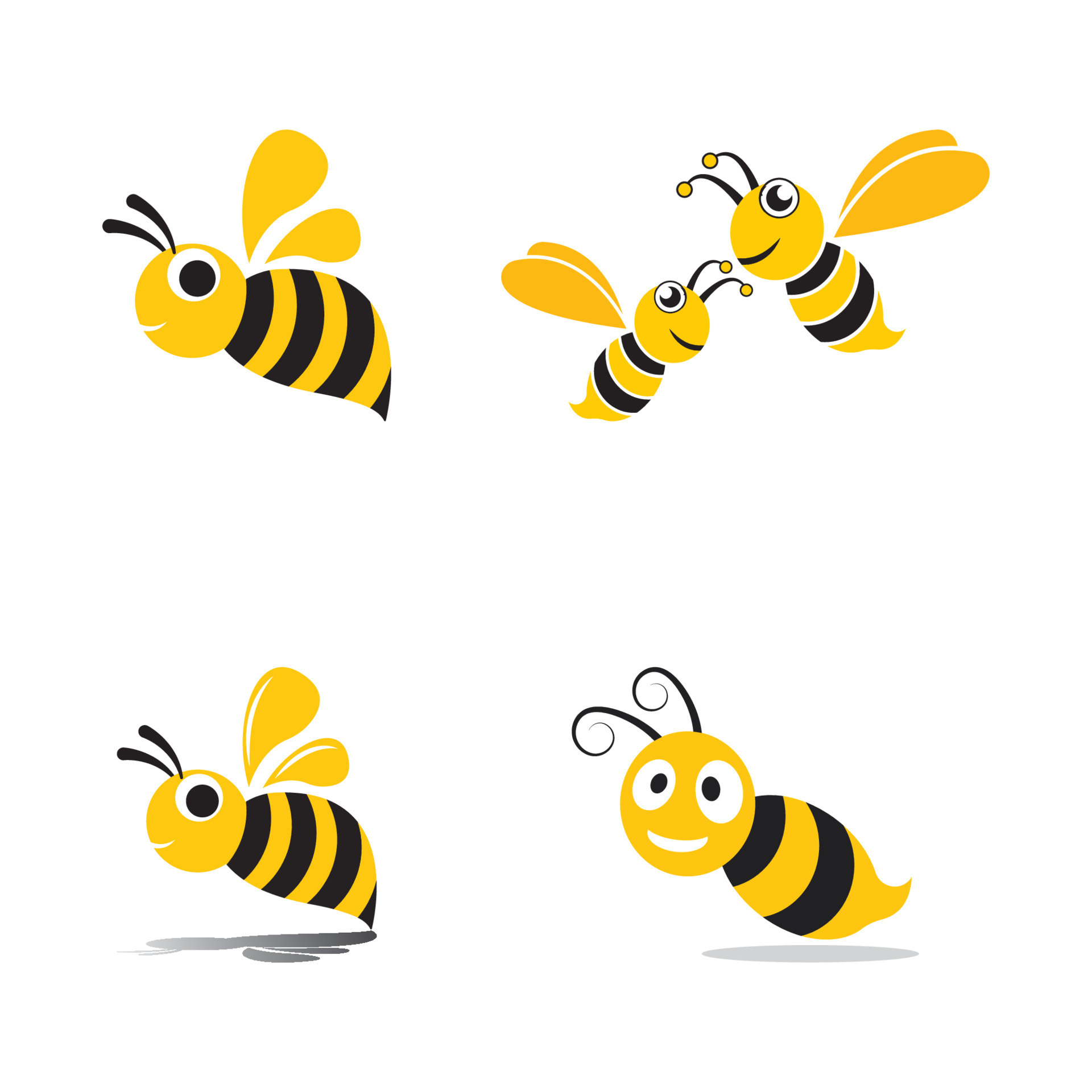 Bee Vector Art, Icons, and Graphics for Free Download