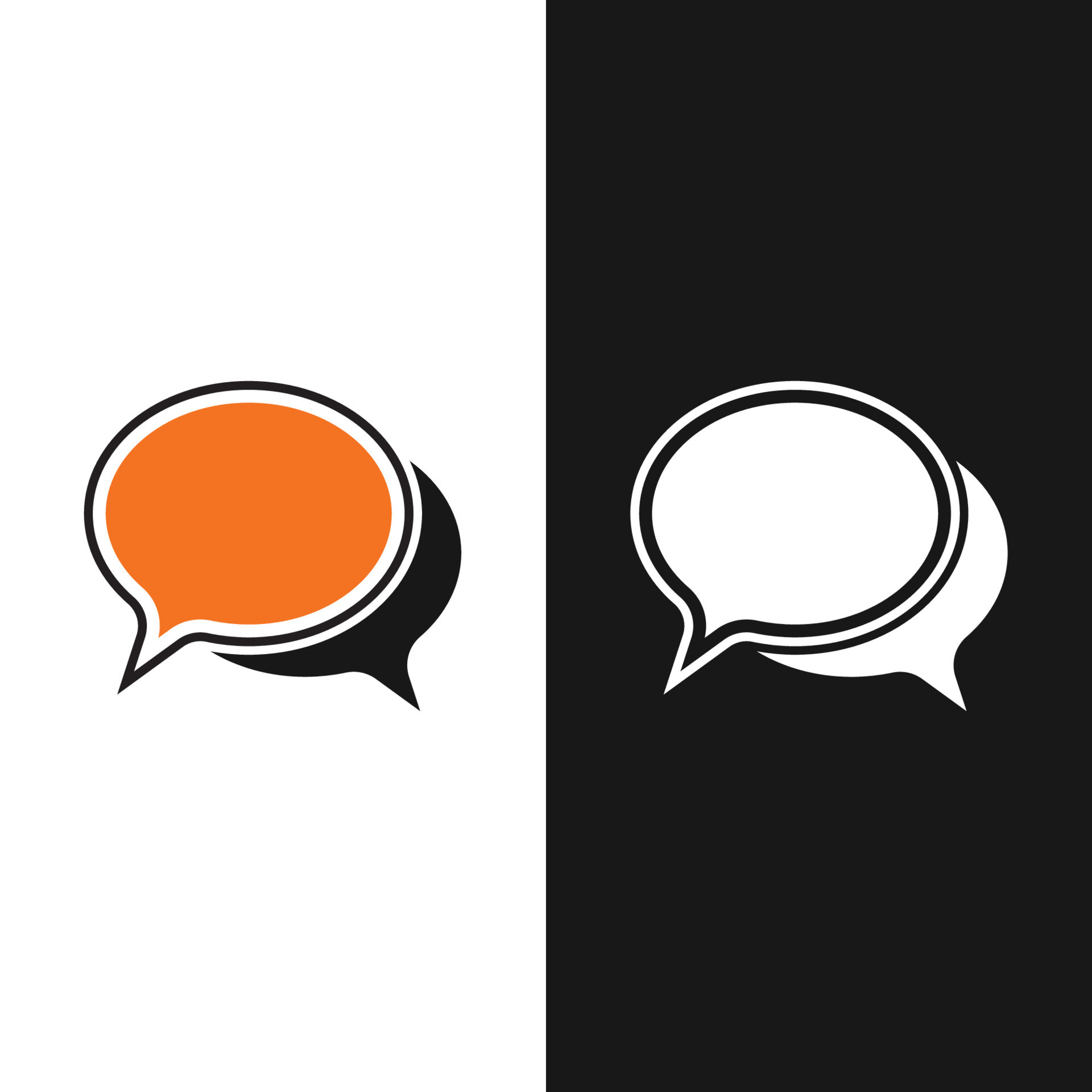 Speech bubble icon vector illustration 7868153 Vector Art at Vecteezy