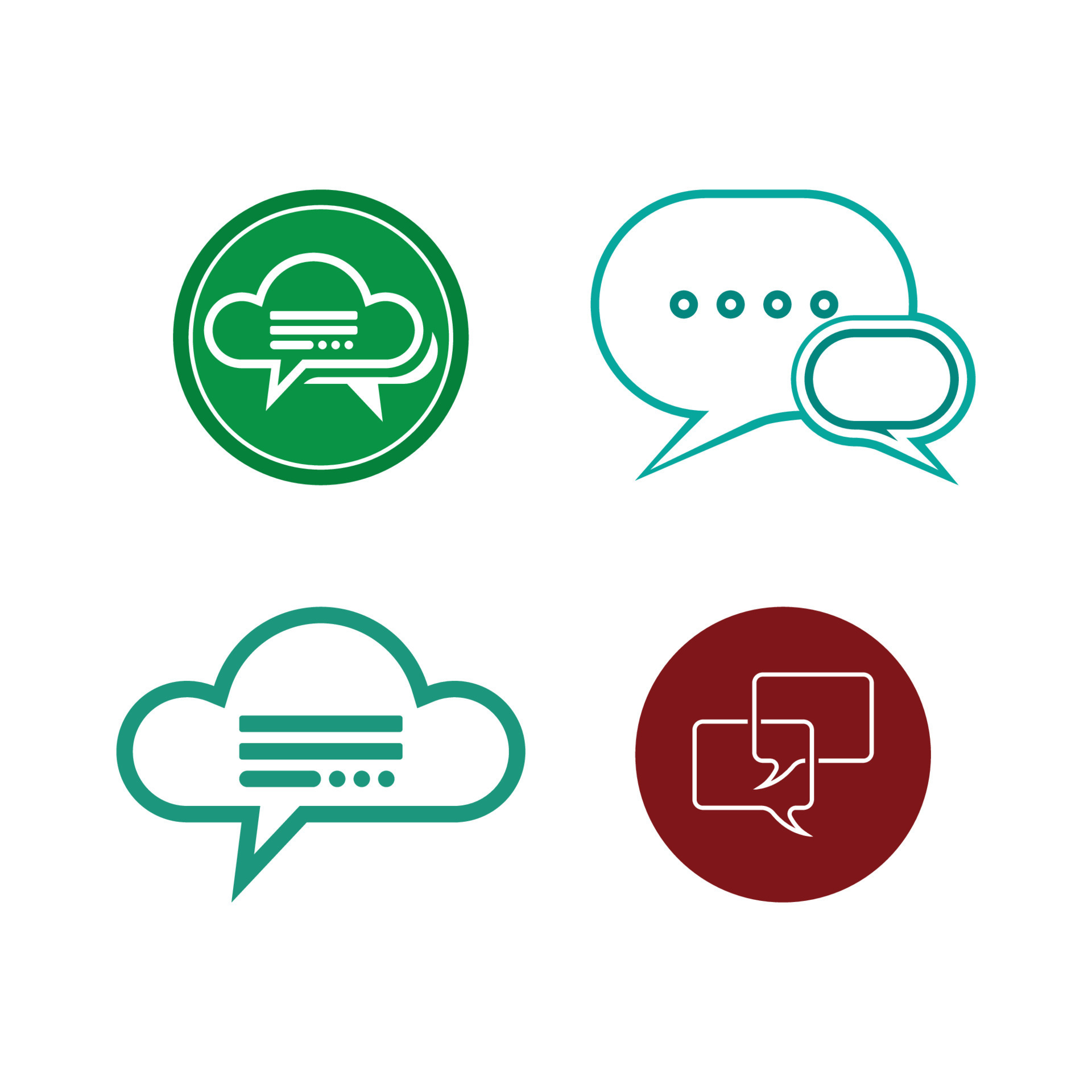 Speech bubble icon vector illustration 7868407 Vector Art at Vecteezy