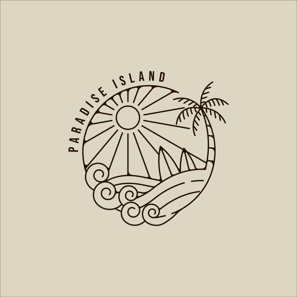 palm tree logo line art simple vector minimalist illustration template ... palm tree logo line art simple vector minimalist illustration template ...