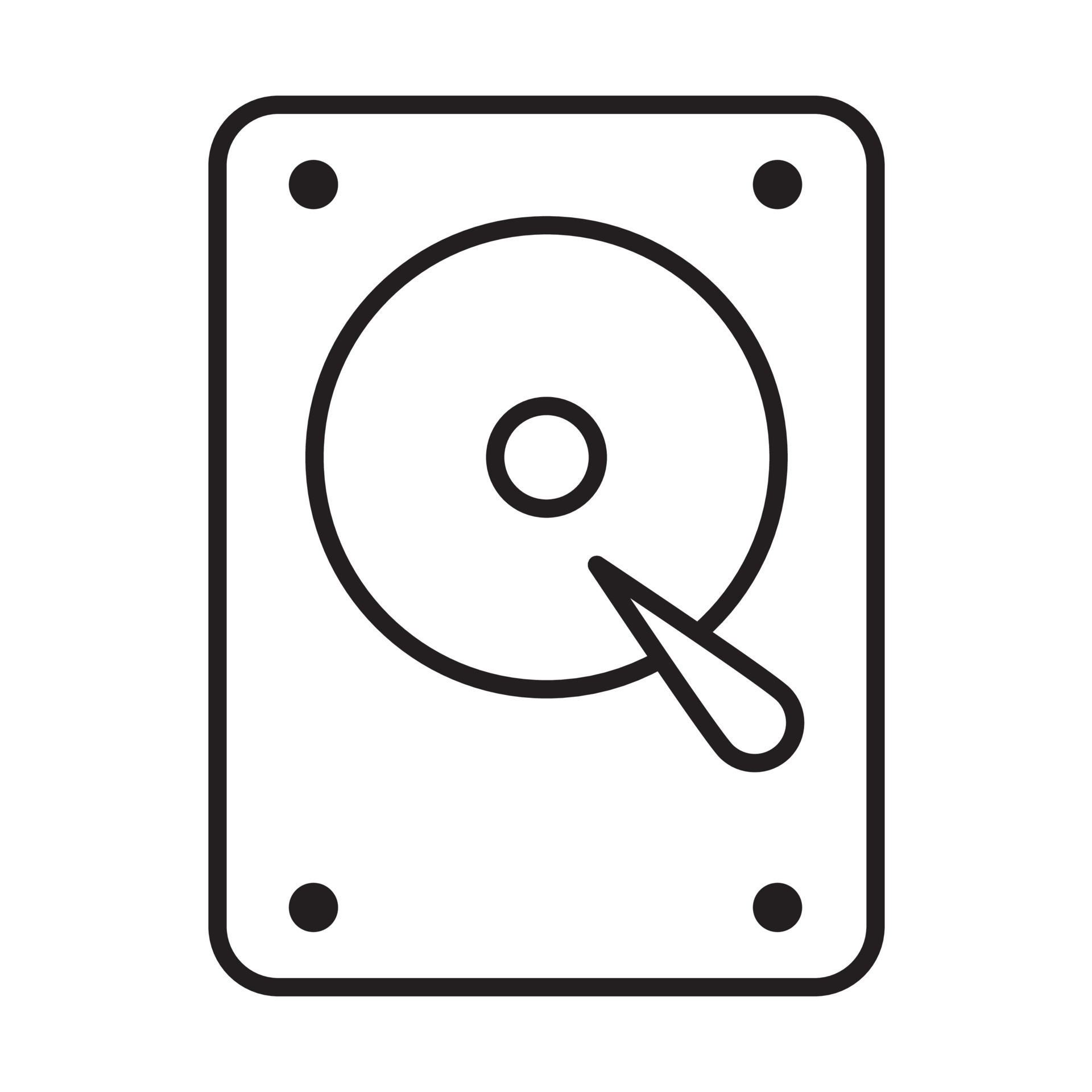 Hard disk drive icon vector hdd sign for graphic design, logo, website ... Hard disk drive icon vector hdd sign for graphic design, logo, website ...