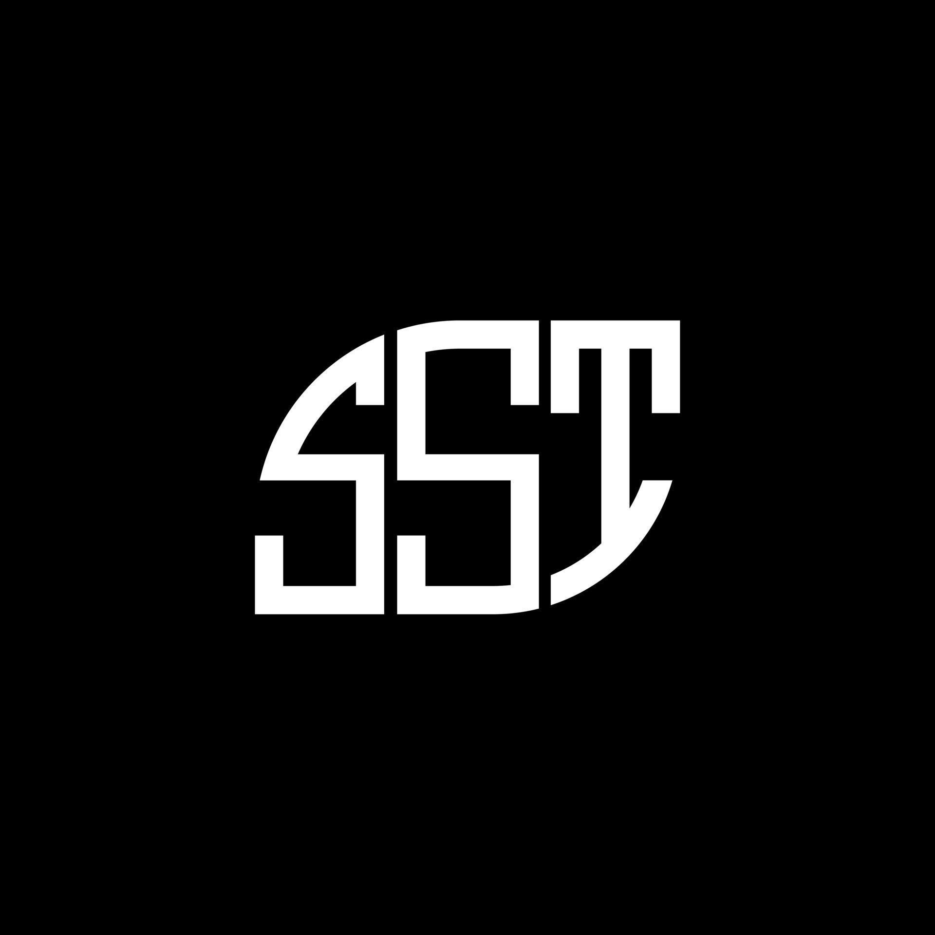 SST letter logo design on black background. SST creative initials ... SST letter logo design on black background. SST creative initials ...
