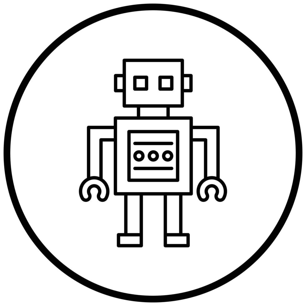 Robot Icon Style 7879857 Vector Art at Vecteezy