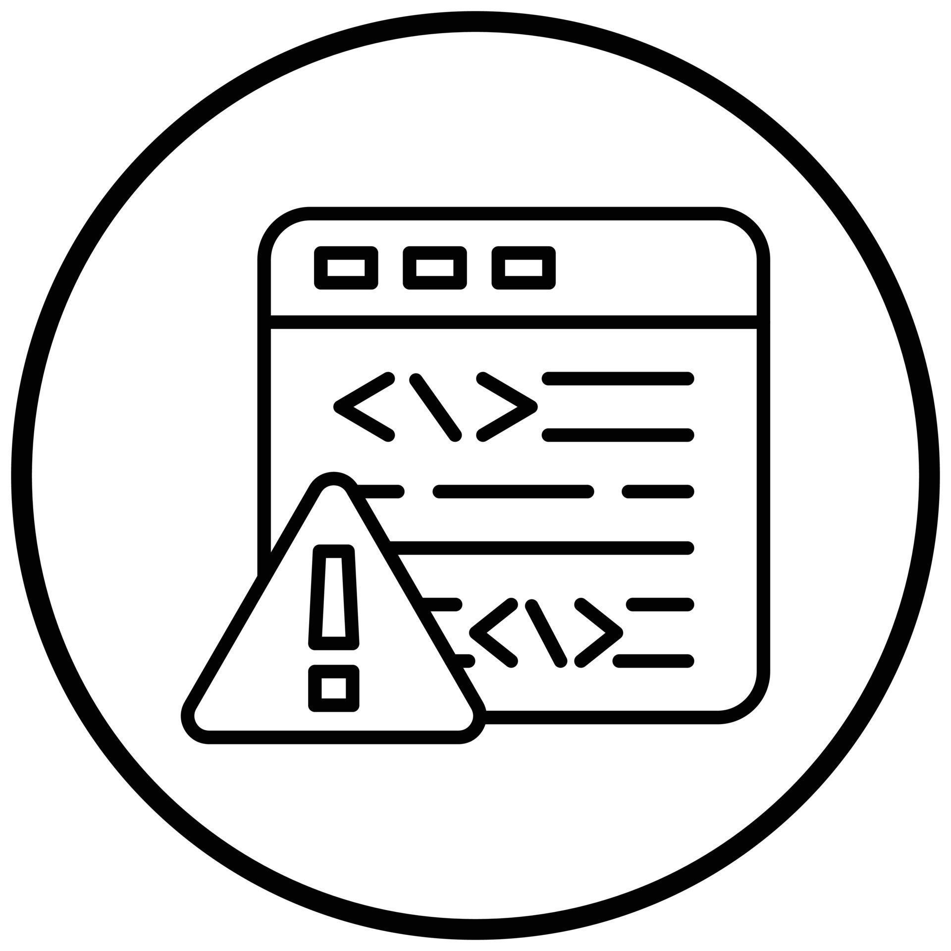 Code Error Icon Style 7879991 Vector Art at Vecteezy