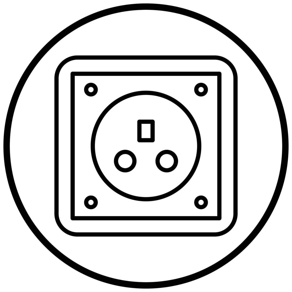 Socket Icon Style 7880623 Vector Art at Vecteezy
