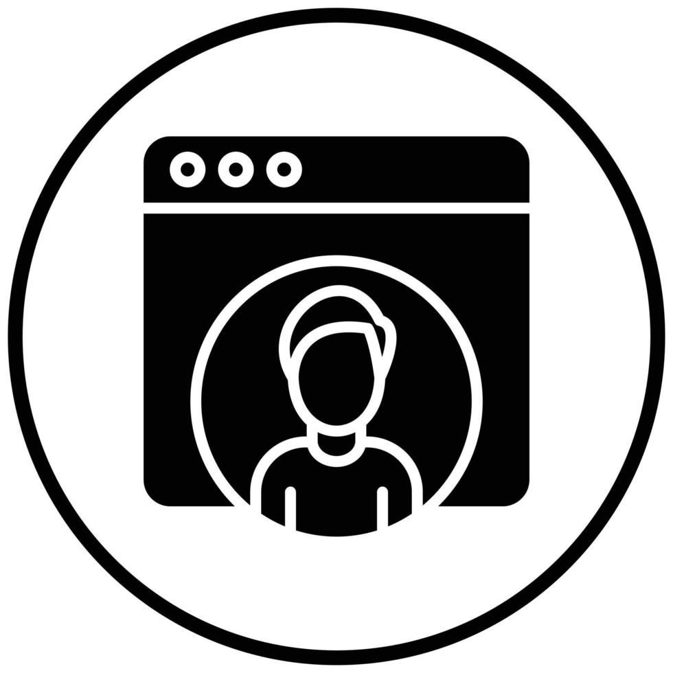 Web User Icon Style 7881027 Vector Art at Vecteezy