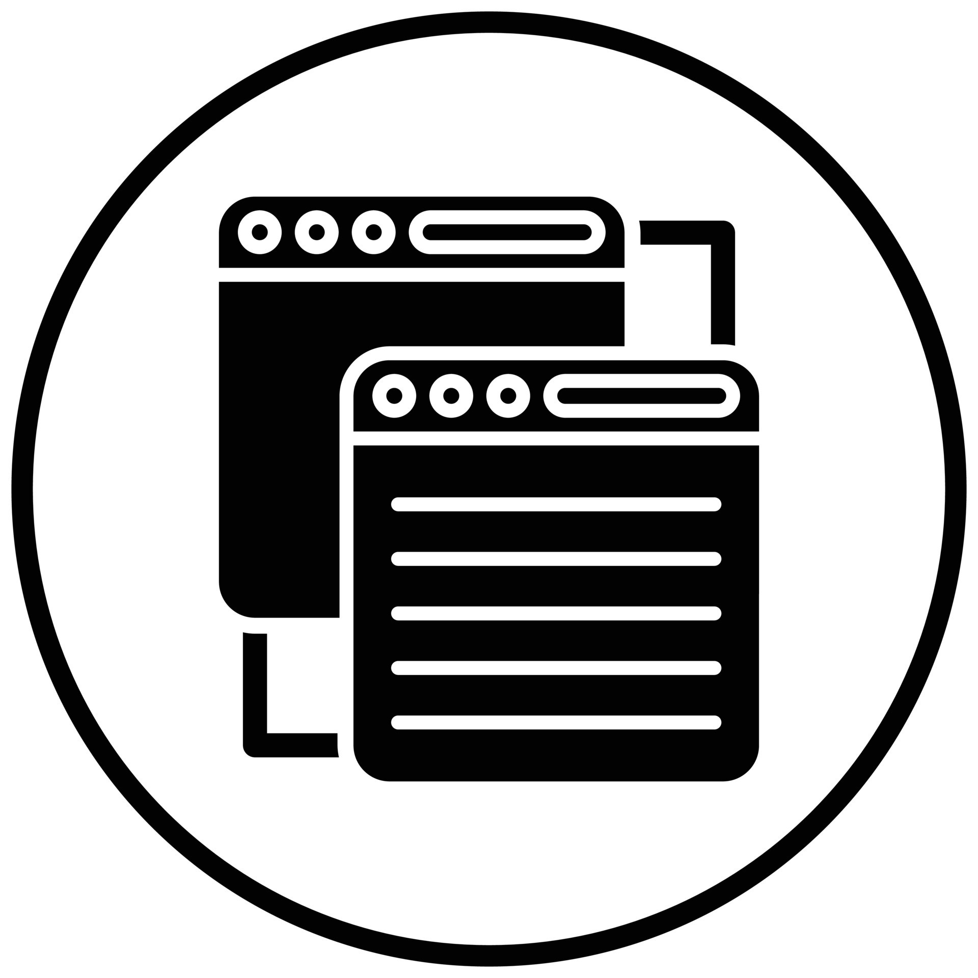 Queue Icon Style 7881253 Vector Art at Vecteezy