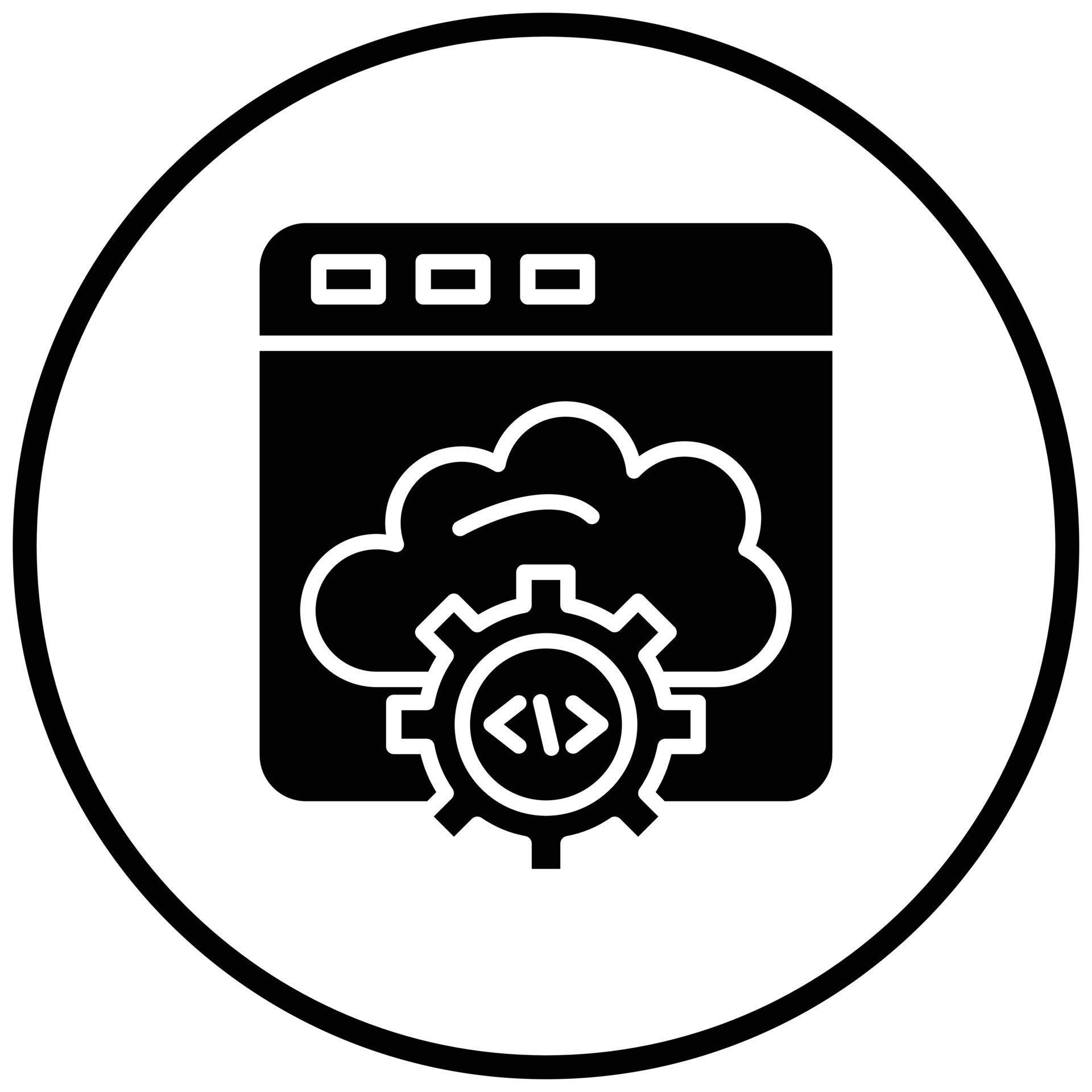 Web API Icon Style 7881501 Vector Art at Vecteezy