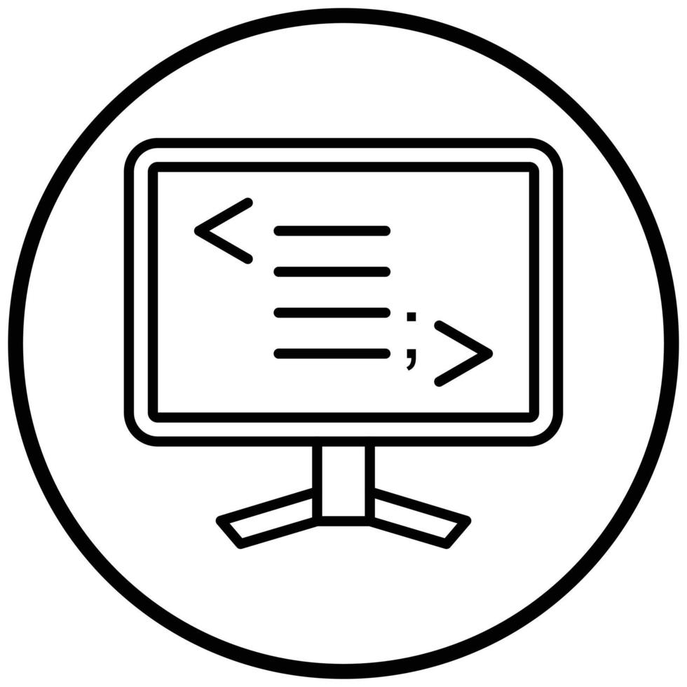 estilo de icono de programación web 7882018 Vector en Vecteezy