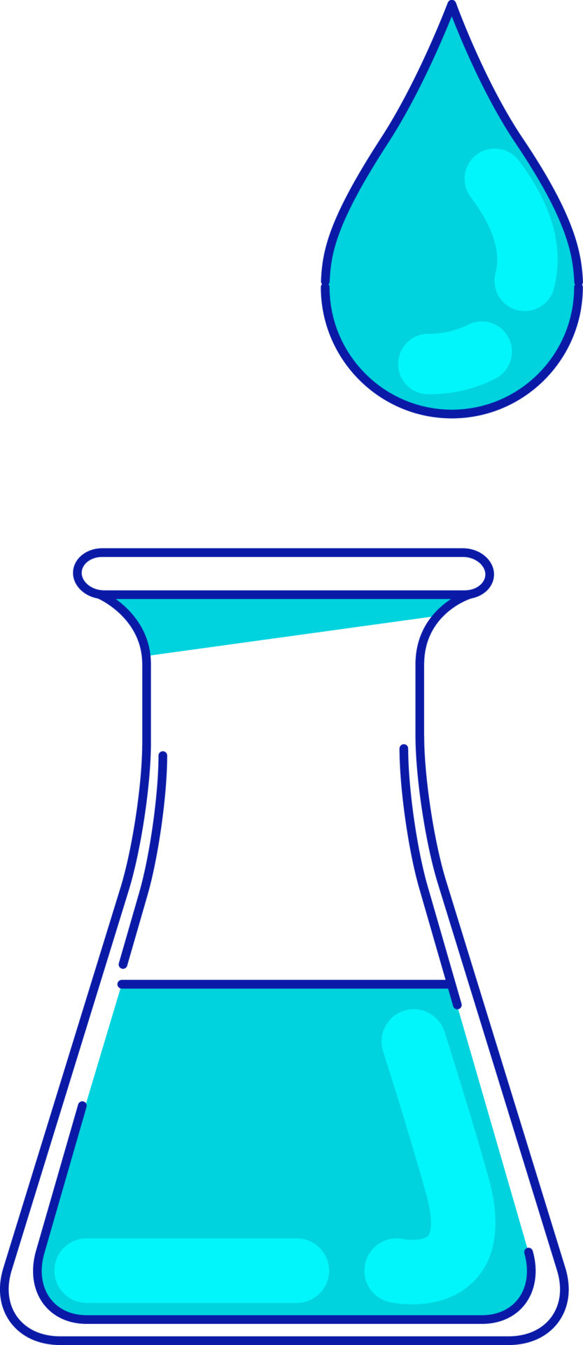 Laboratory Conical Flask Semi Flat Color Vector Element 7883248 Vector Art At Vecteezy