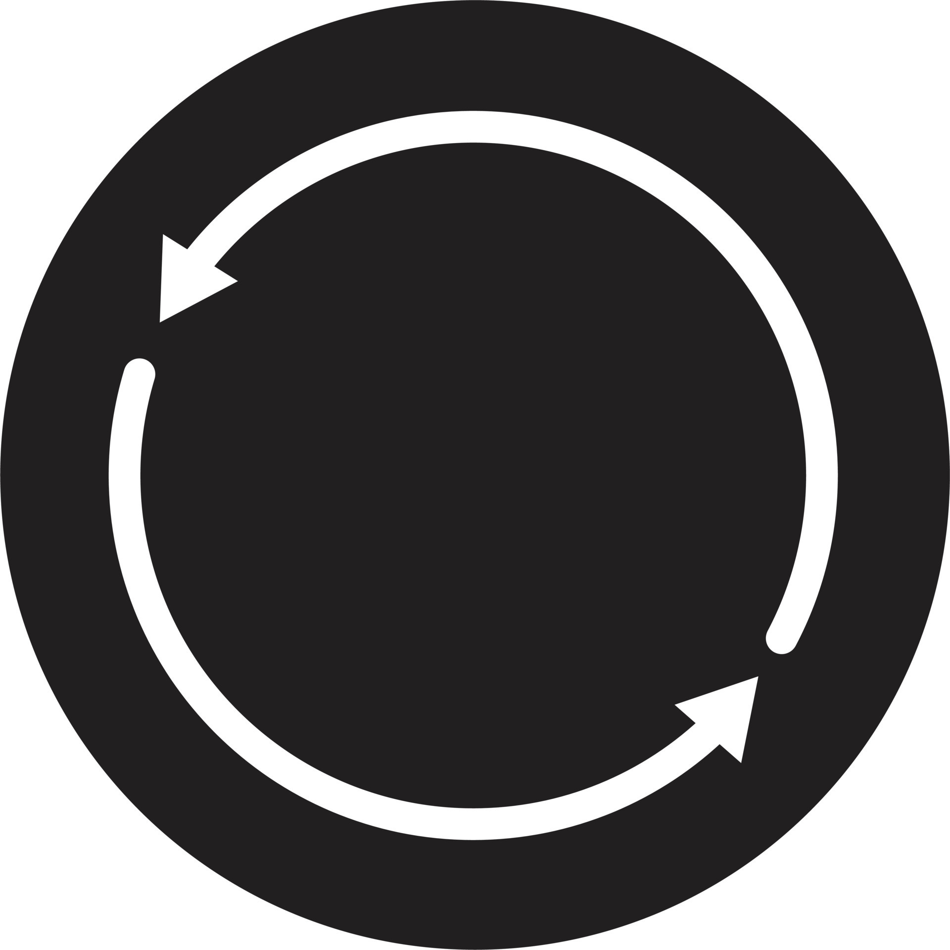 Synchronization Icon On White Background Synchronization Sign Flat