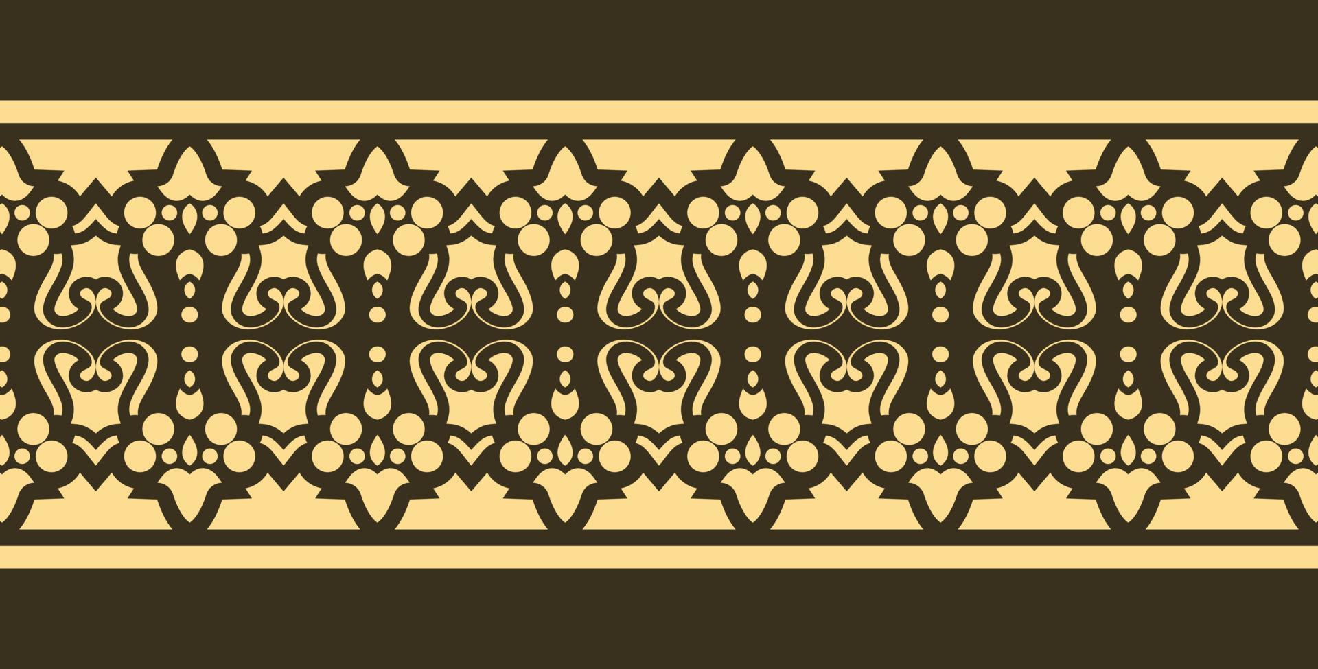 Ornament Style Ethnic Seamless Borders Set 7892200 Vector Art At Vecteezy