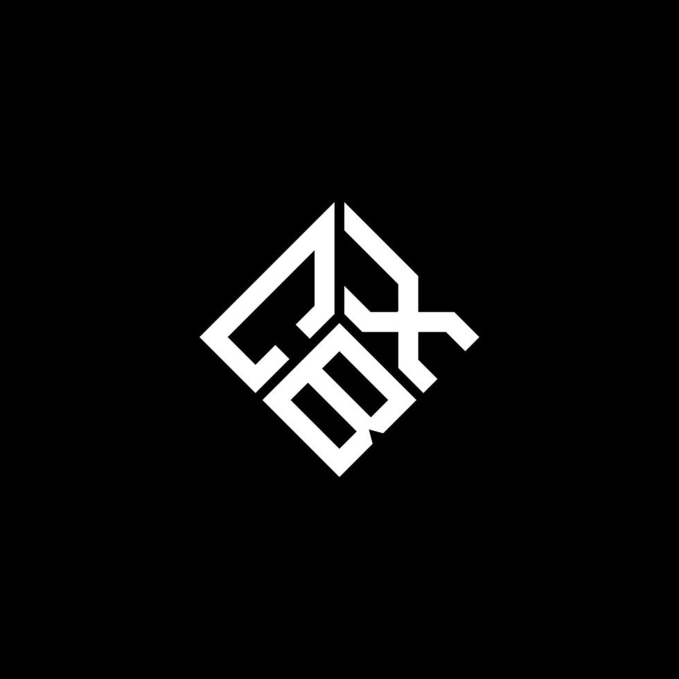 Cbx Letter Logo Design On Black Background Cbx Creative Initials