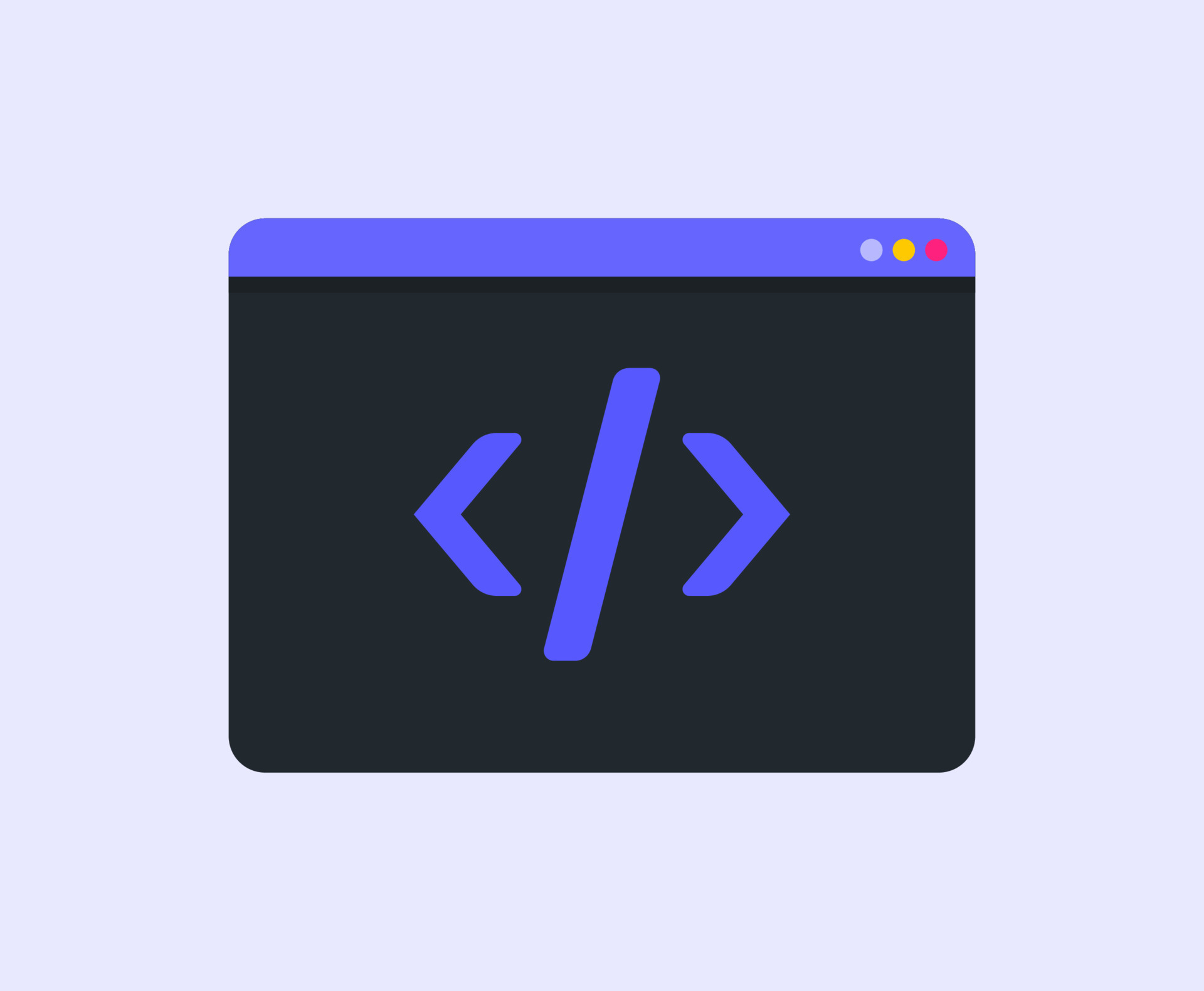 Coding Programming In Terminal Prompt Icon Vector Illustration For Computer Science Poster Or