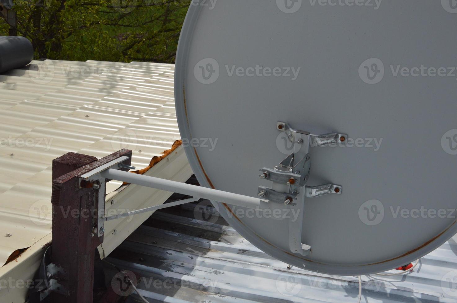 Installation and configuration of a satellite television dish 7917677 ...