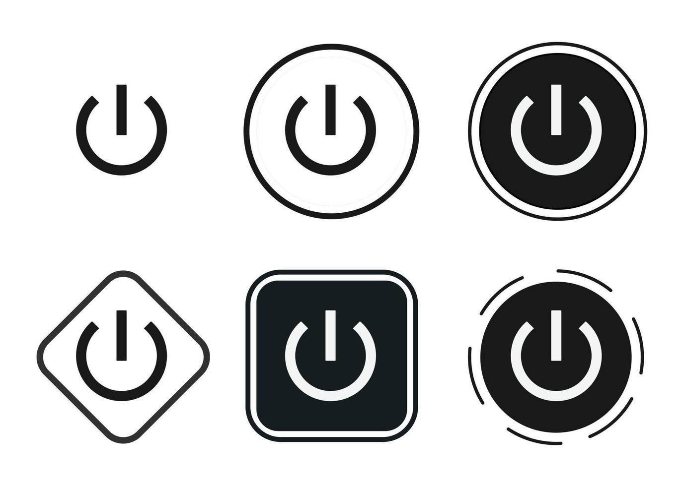power icon set. Collection of high quality black outline logo for web ...