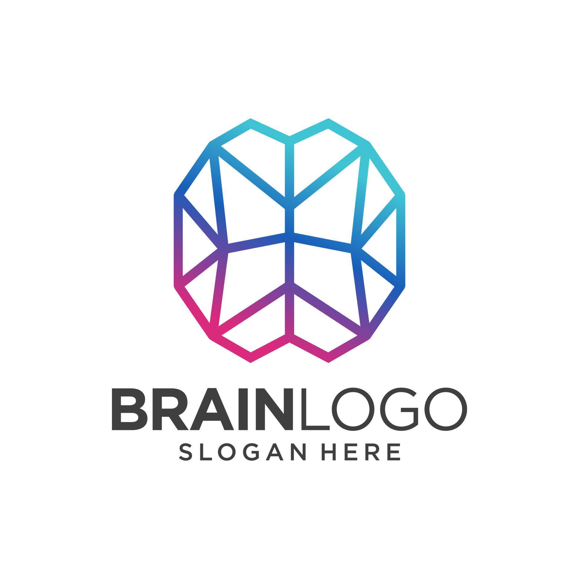 Brain Logo Design Vector Template 7922639 Vector Art at Vecteezy