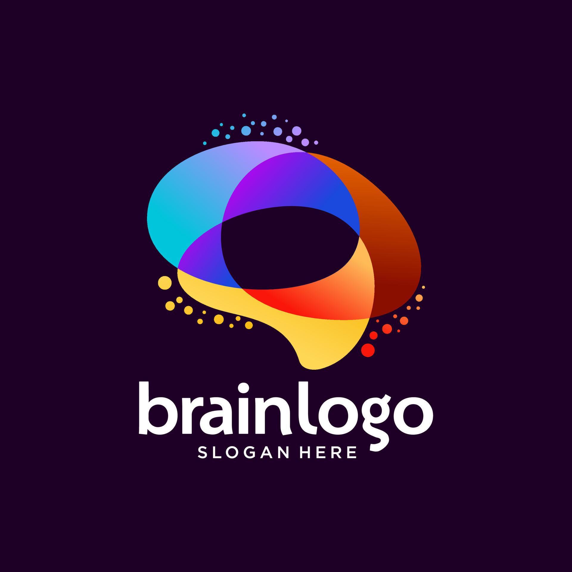 Brain Logo design vector template 7923452 Vector Art at Vecteezy