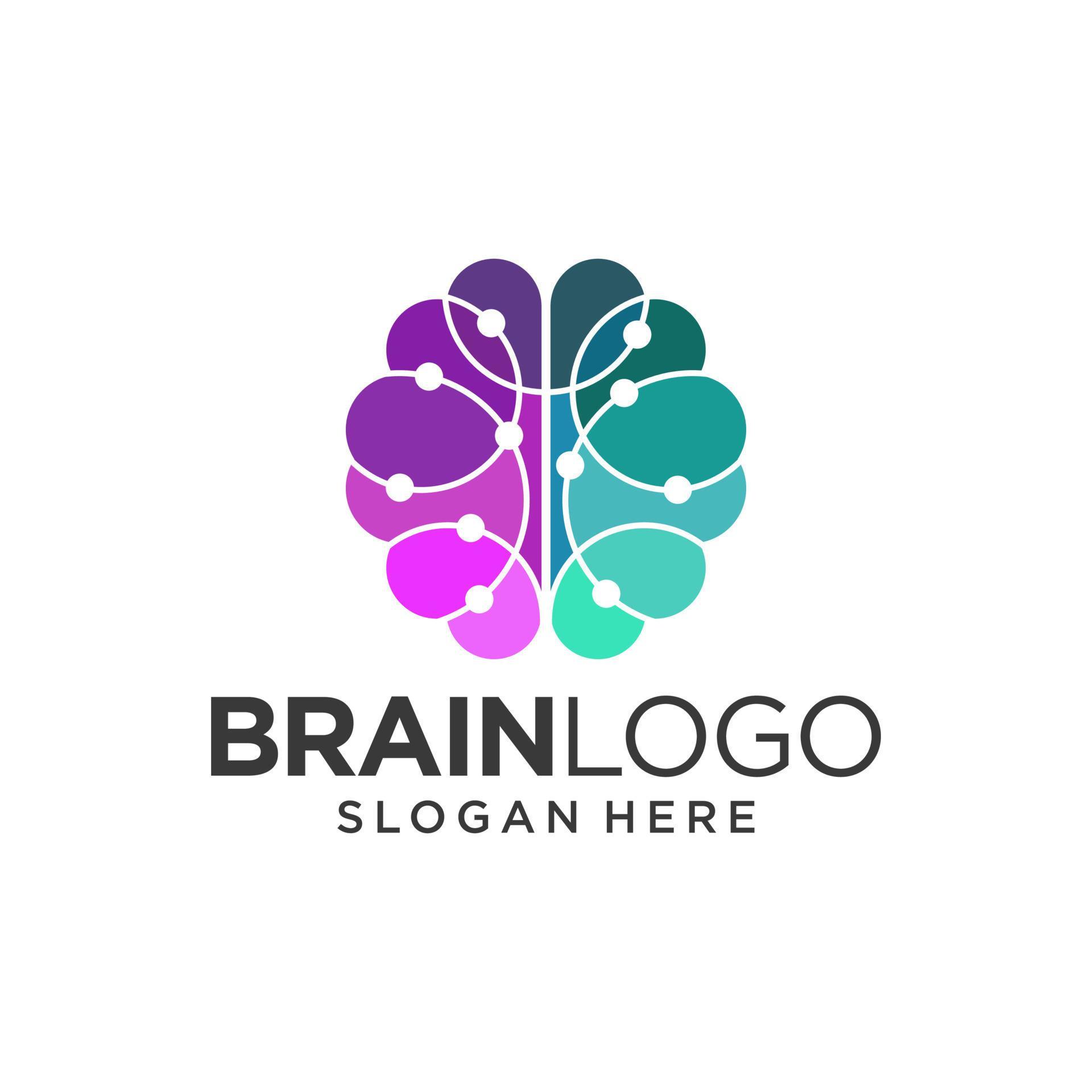 Brain Logo Design Vector Template 7924009 Vector Art at Vecteezy