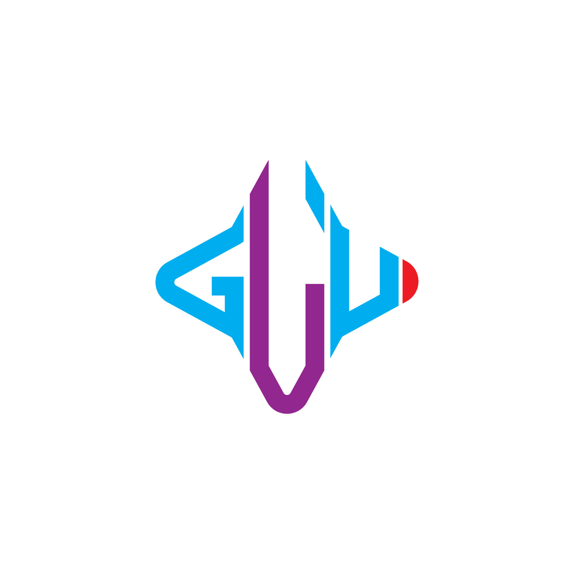 Glu Letter Logo Creative Design With Vector Graphic 7927191 Vector Art At Vecteezy