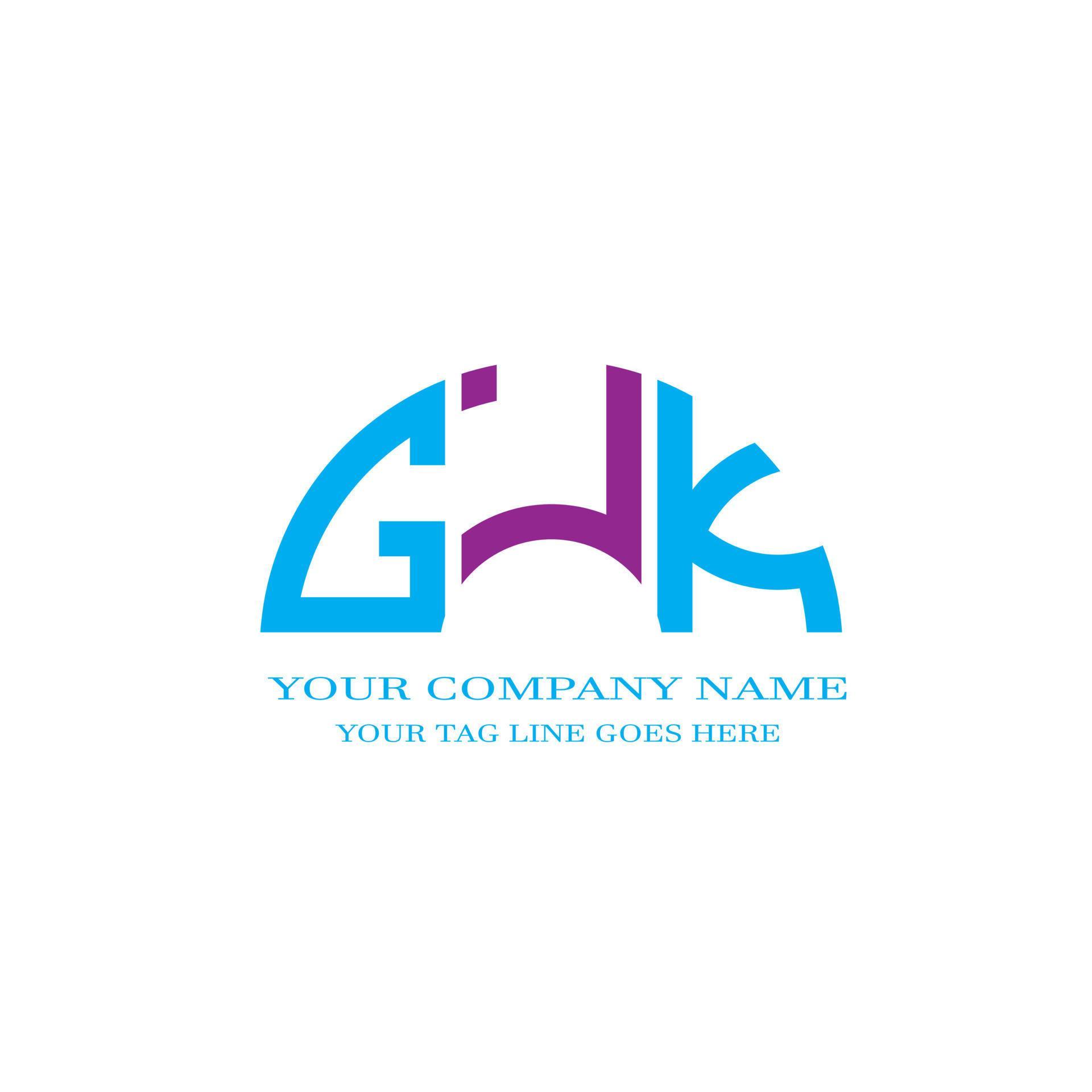 GJK letter logo creative design with vector graphic 7927456 Vector Art at Vecteezy