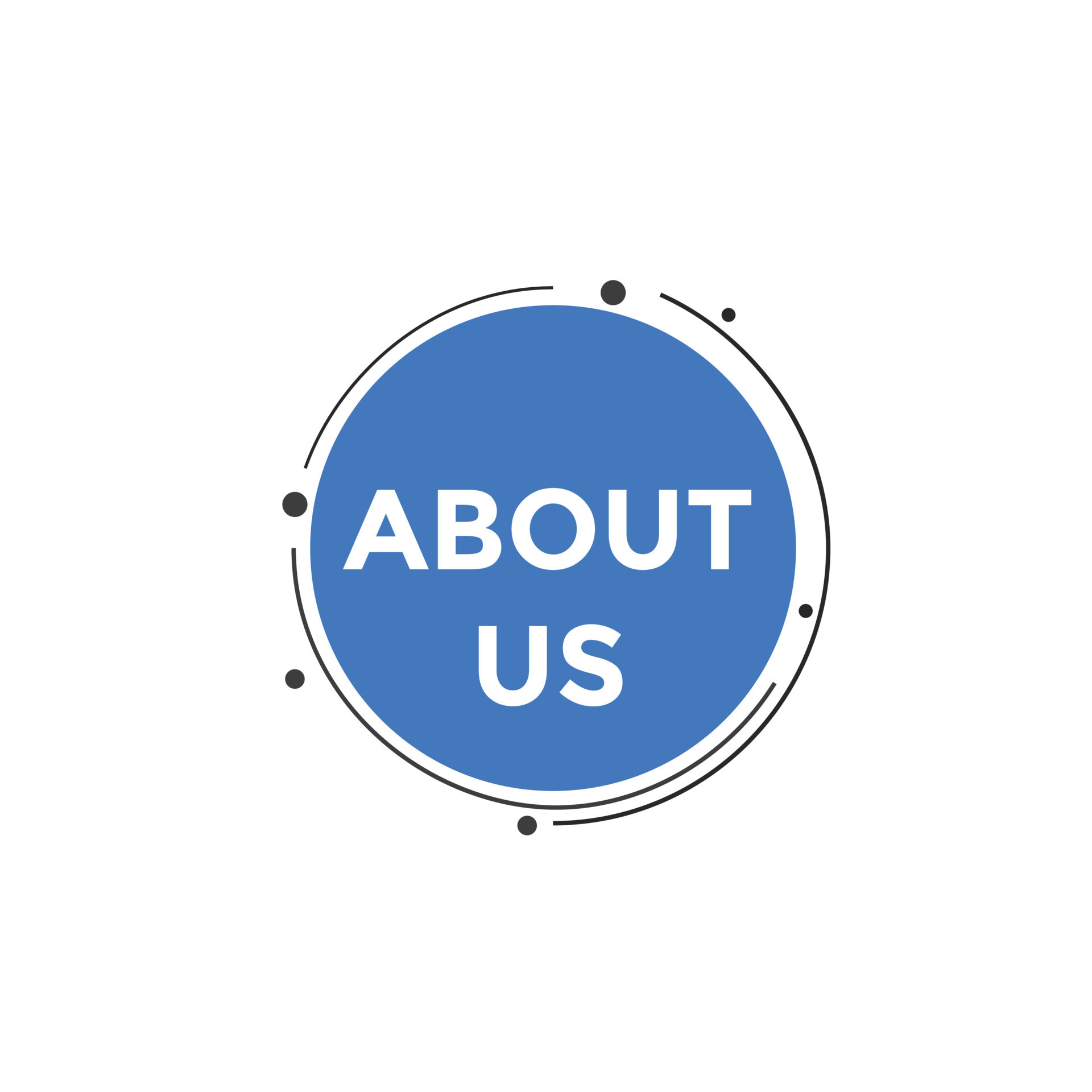 sobre nosotros botón. sobre nosotros plantilla de texto para sitio web ...