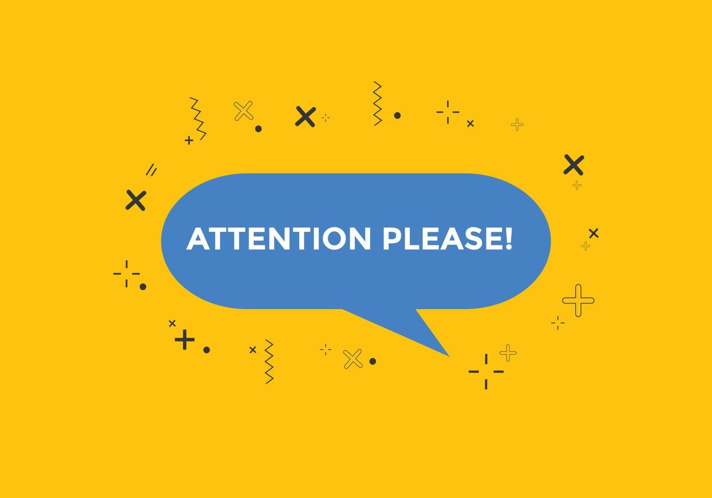 Attention please text web button template. Attention please sign icon ... Attention please text web button template. Attention please sign icon ...