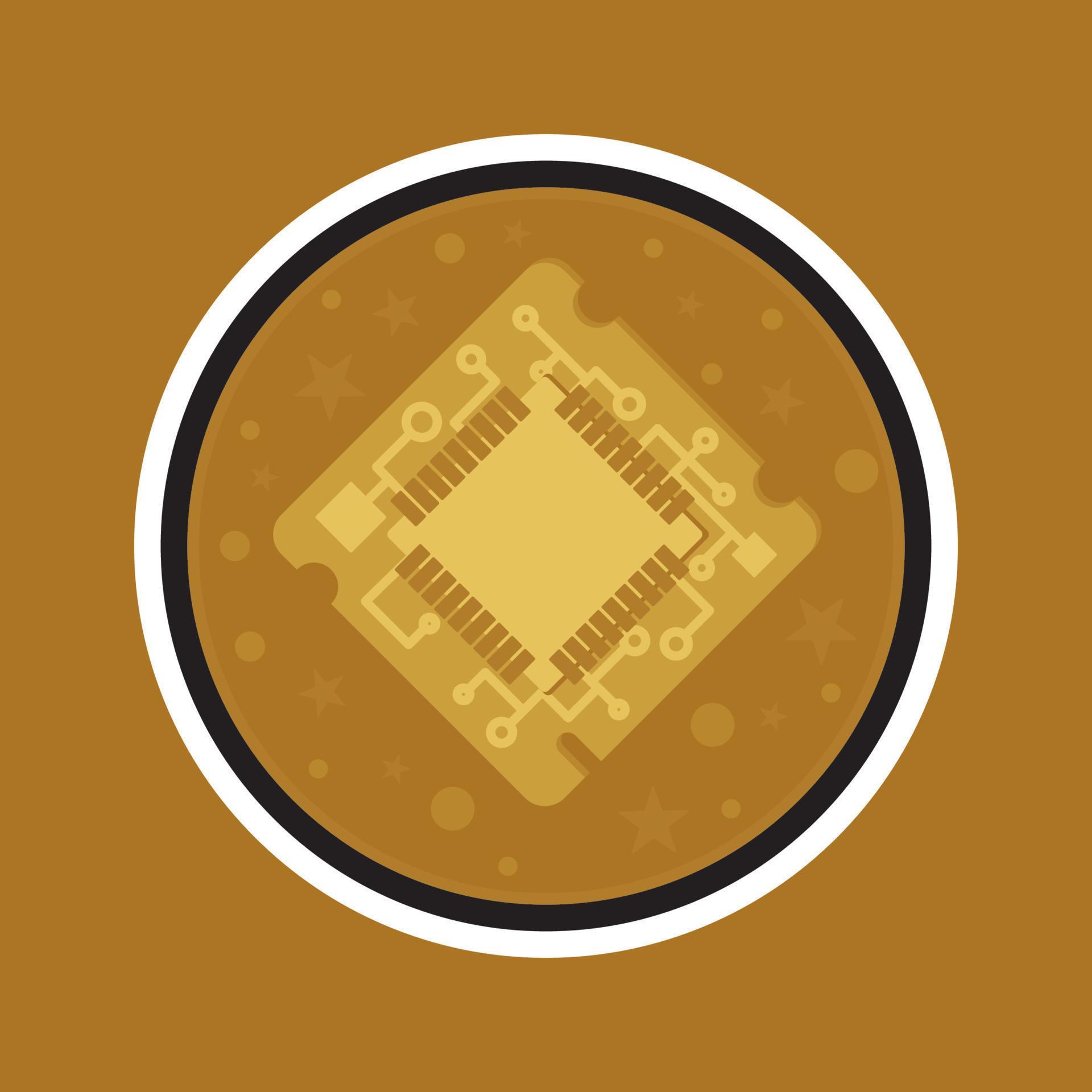 Computer Processor Chip 7937941 Vector Art at Vecteezy
