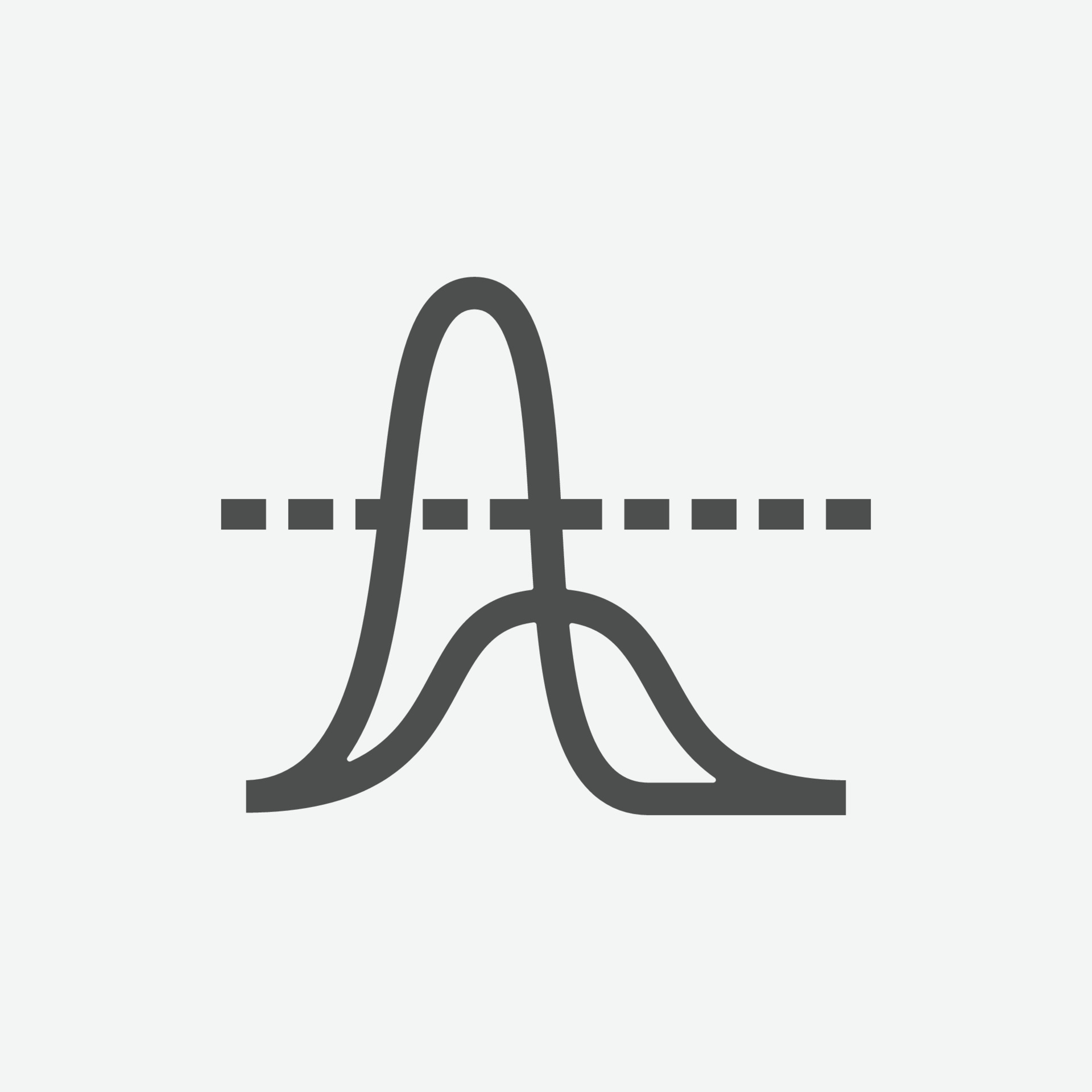 Curve vector icon set. Isolated linear style business icon vector ...