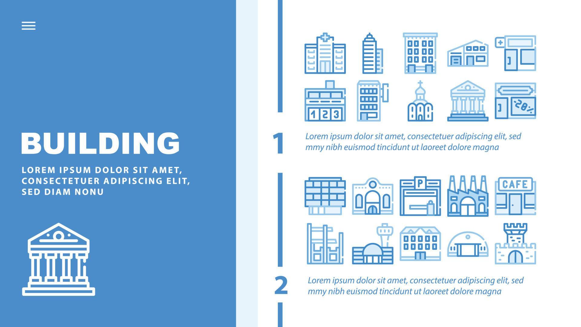 Building Architecture Landing Header Vector 7954518 Vector Art at Vecteezy