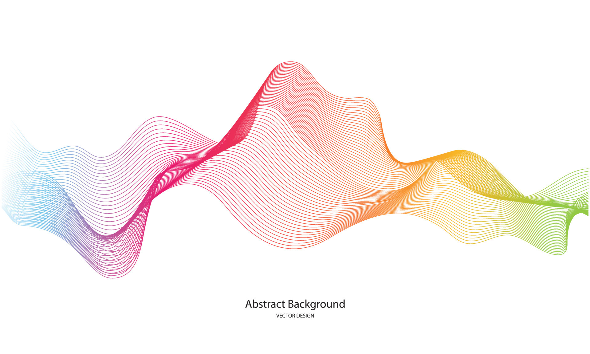 Colorful abstract line background. dynamic abstract line design in ...