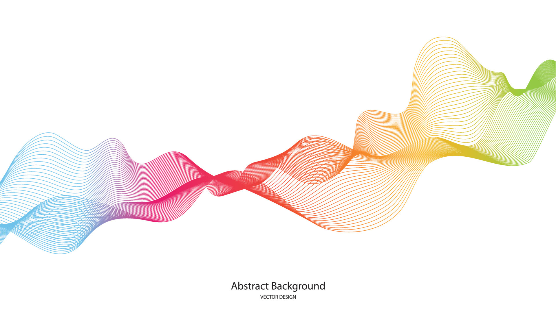 Colorful abstract line background. dynamic abstract line design in ...