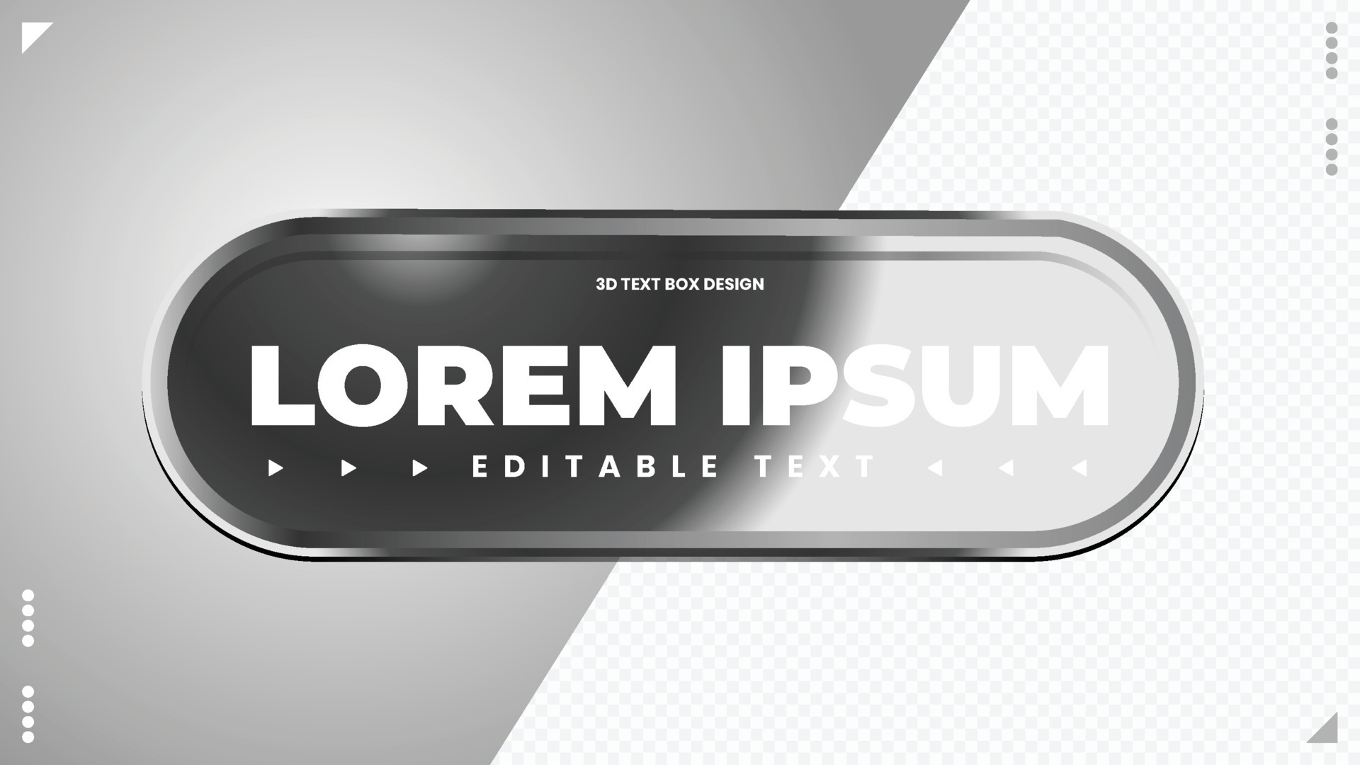 Gray 3d vector realistic text box with editable text effects 7973558 ... Gray 3d vector realistic text box with editable text effects 7973558 ...