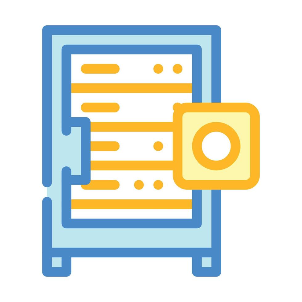 data server color icon vector isolated illustration 7977239 Vector Art ...