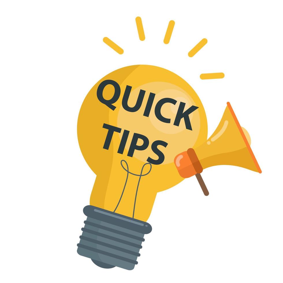 Quick tips label design vector 7983947 Vector Art at Vecteezy Quick tips label design vector 7983947 Vector Art at Vecteezy