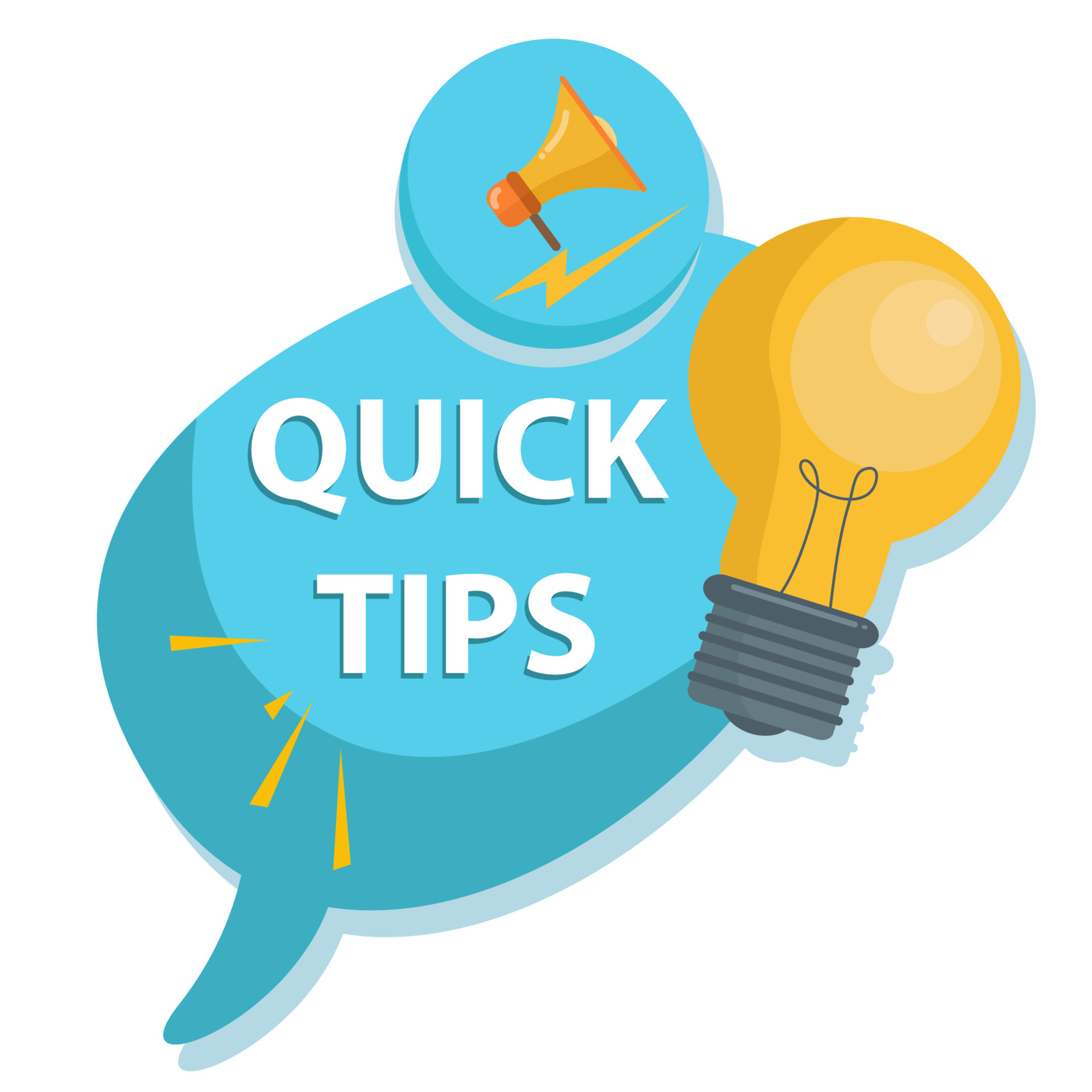 Quick tips label design vector 7984030 Vector Art at Vecteezy