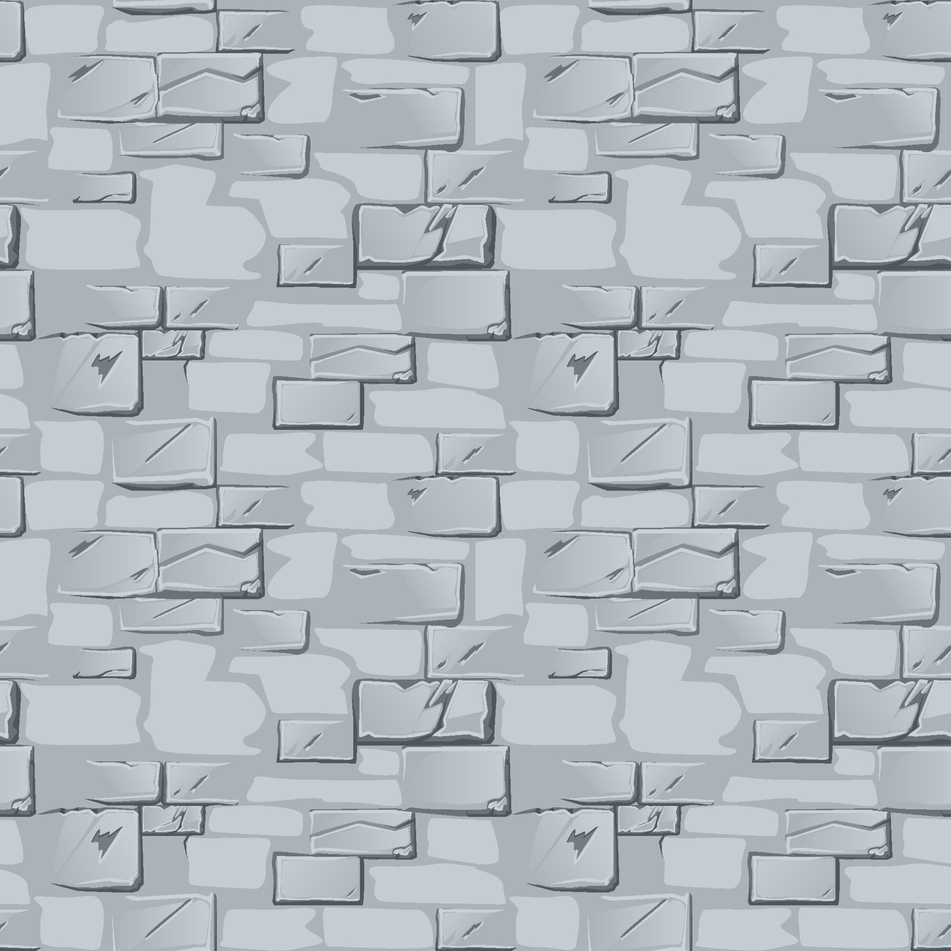 Vector seamless pattern of gray stone wall. Textured background of an ...