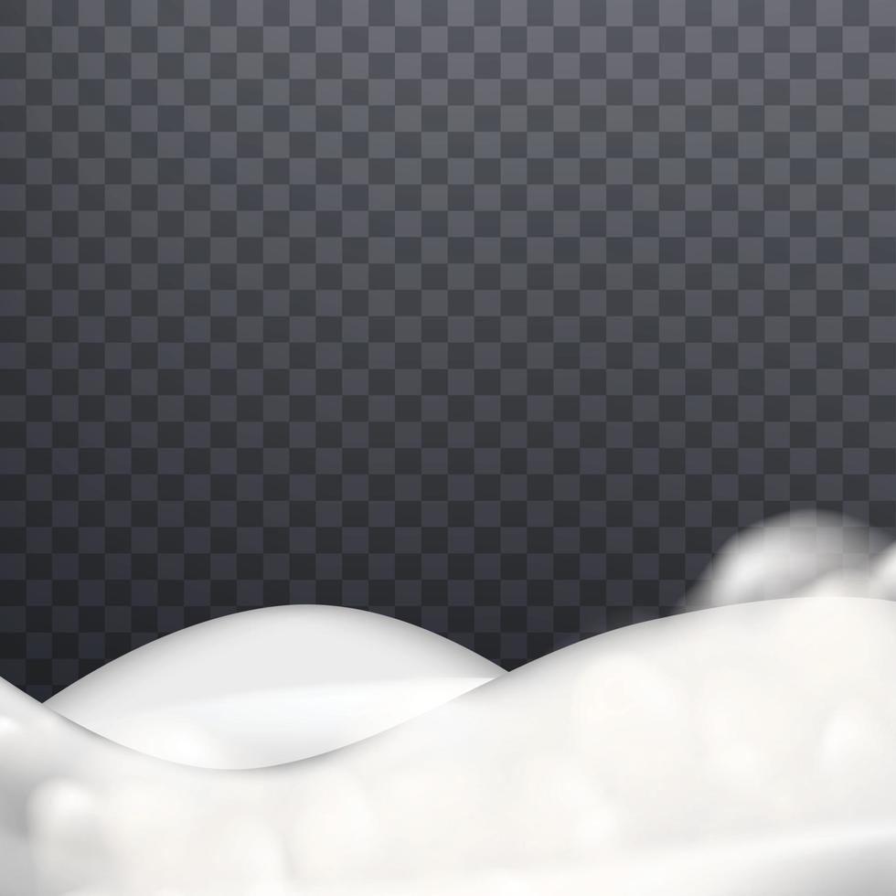 Snow Hill And Snowdrift Landscape Scene Vector 7993700 Vector Art at ...