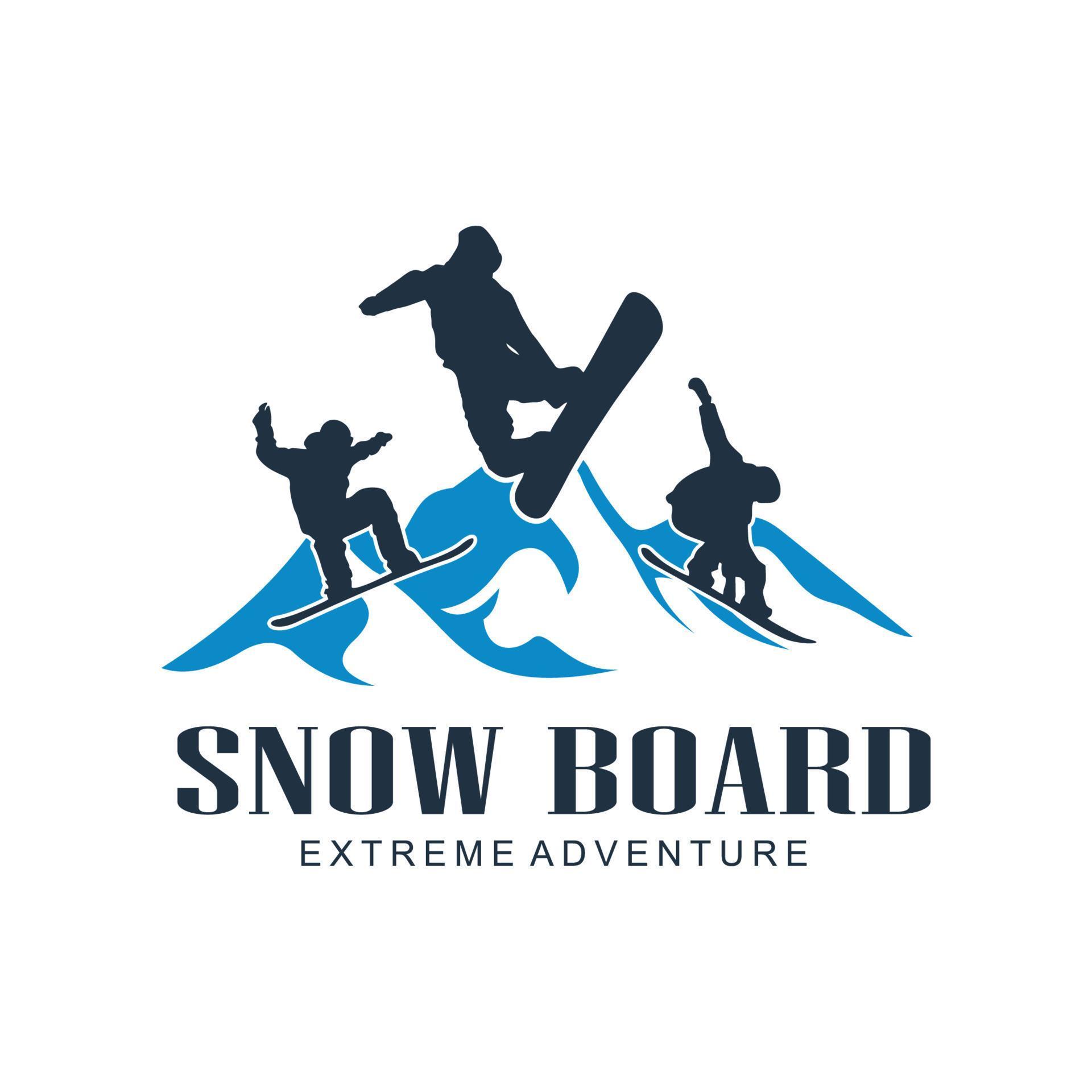 Ski club concept with skiers skiing downhill in high mountains. Retro ...