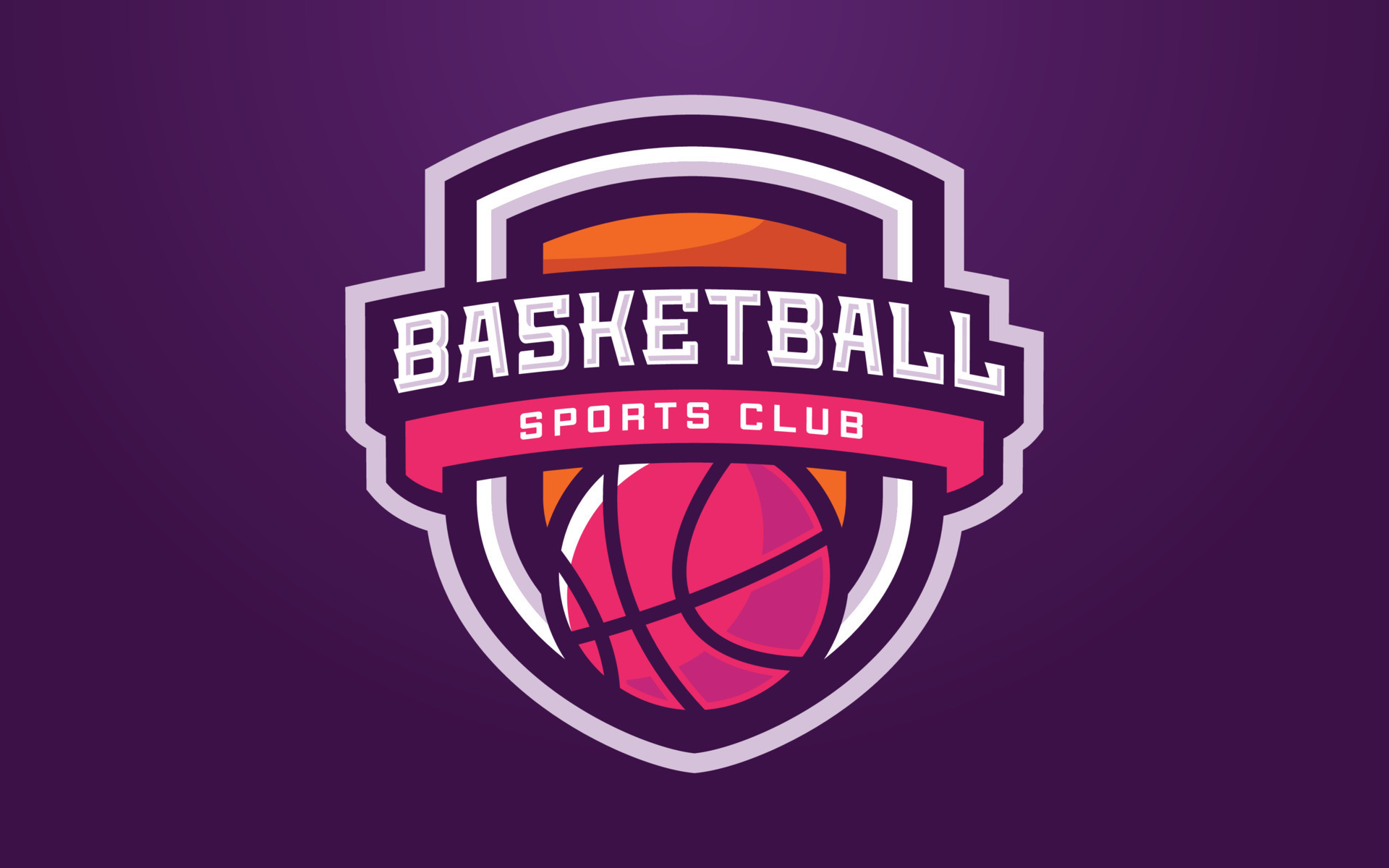 Basketball Club Logo Template For Sports Team Or Tournament 7994817 basketball-club-logo-template-for-sports-team-or-tournament-7994817